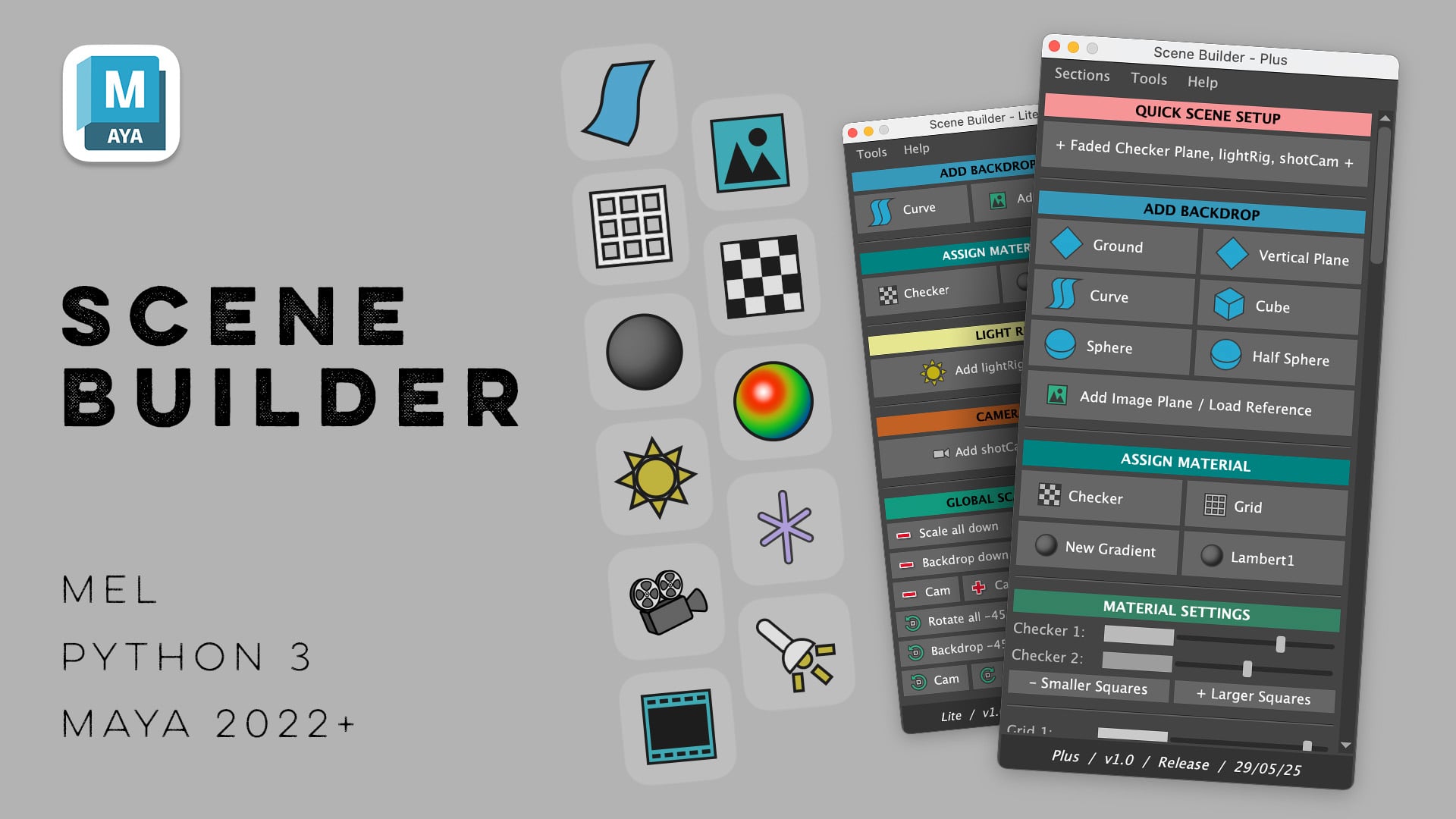 Scene Builder - Trailer - Maya Python Tool