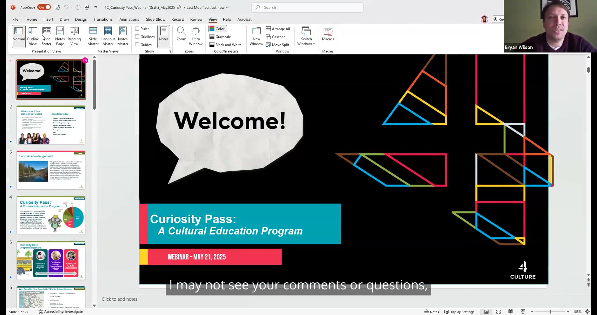 Curiosity Pass: A Cultural Education Program Webinar: English Captions