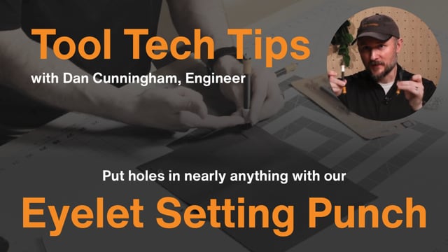 Fiskars Tool Tech Tip: How to Use Eyelet Setting Punches Expert-Led ...