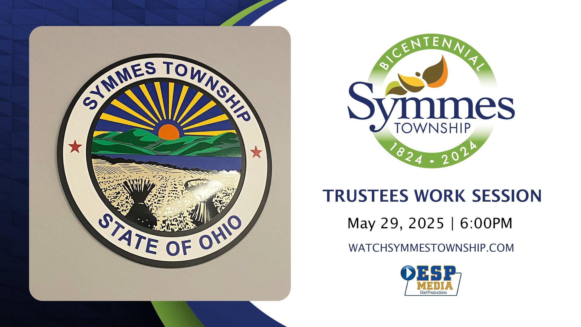 Symmes Township - Trustees Workshop - May 29, 2025