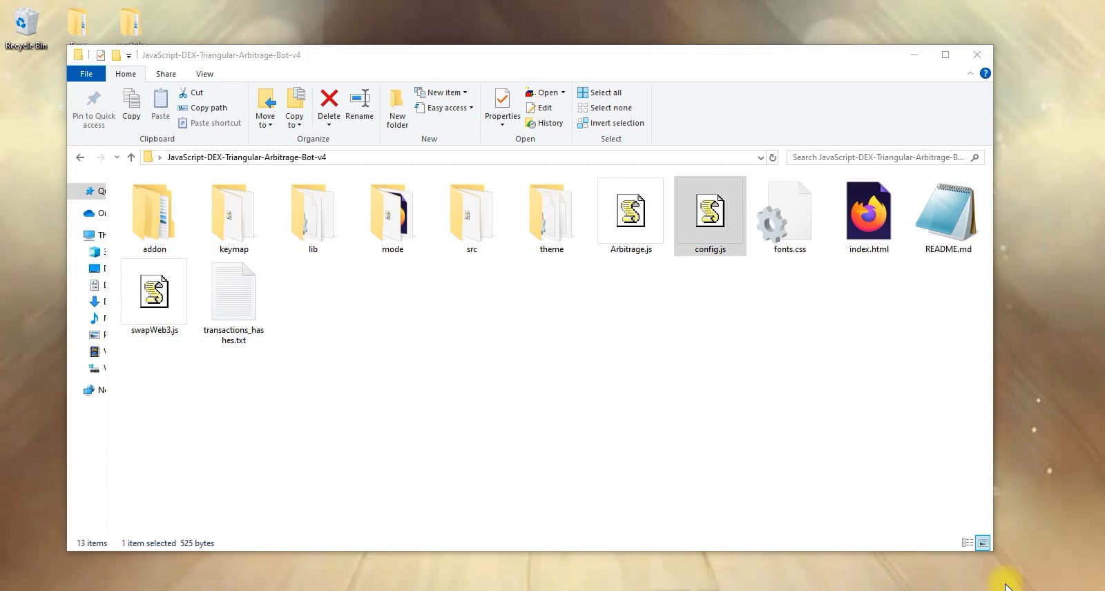 How to Config the JS-TriArb-Bot-v4: Perform Triangular Arbitrage on DEX's