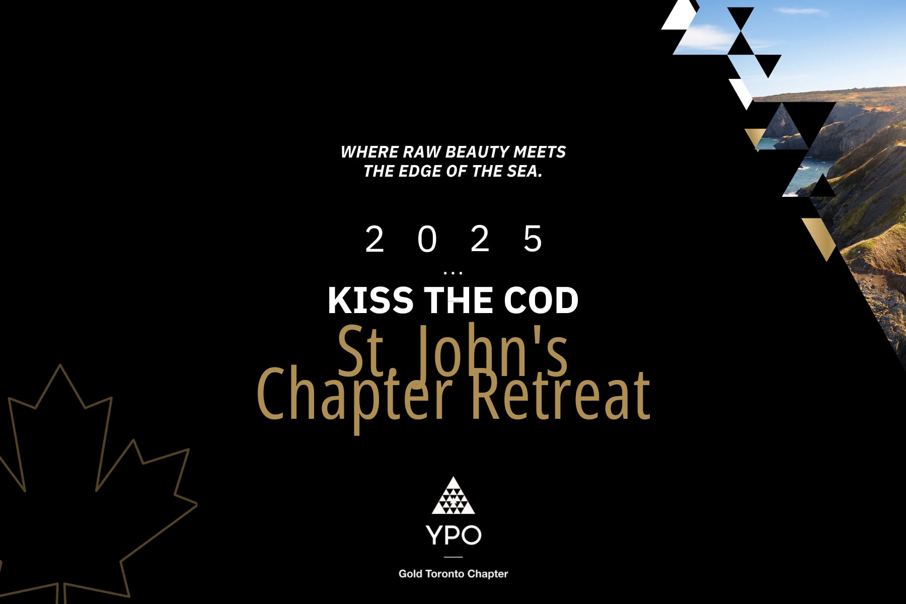 2025 Chapter Retreat: Kiss the Cod St. John's!