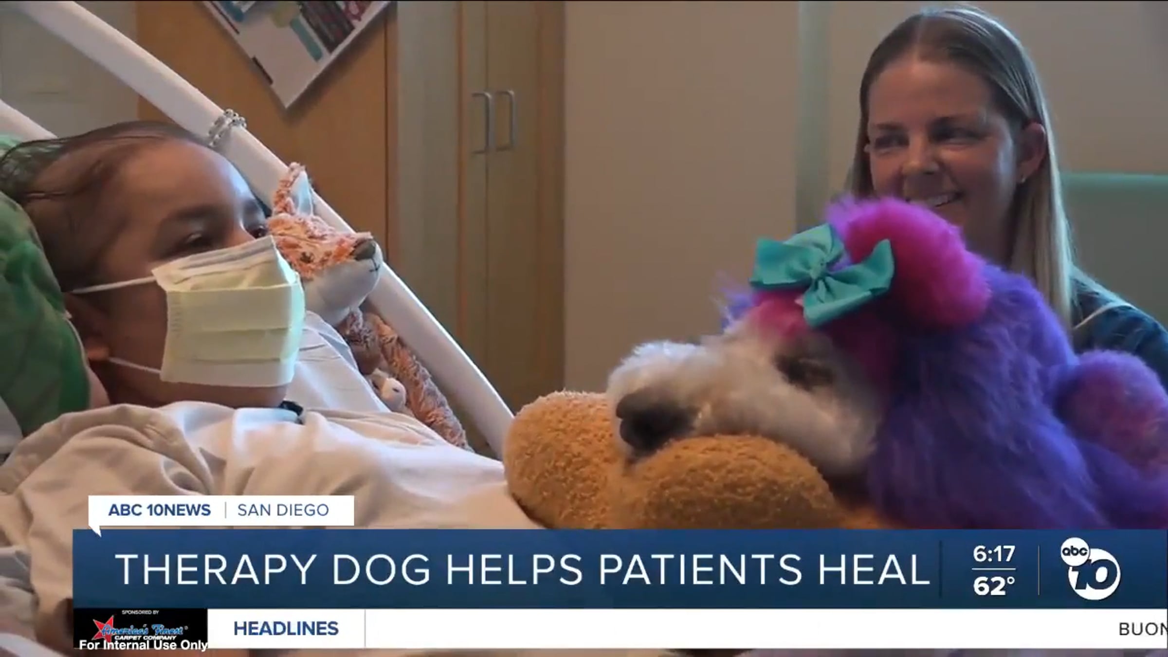 Therapy Dog Zoe is Making a Difference at Rady Children's