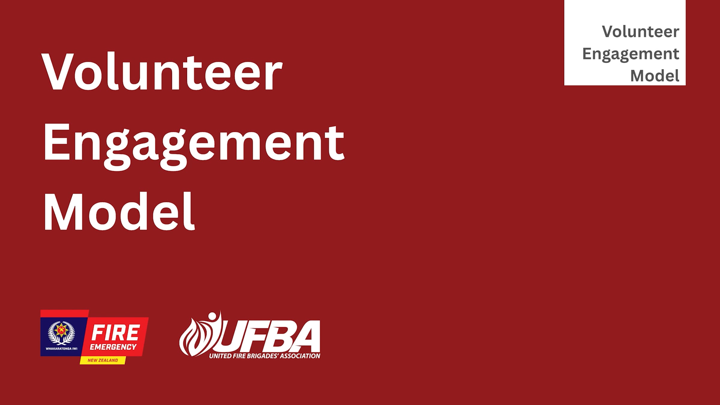 Volunteer Engagement Model - Video Update #1