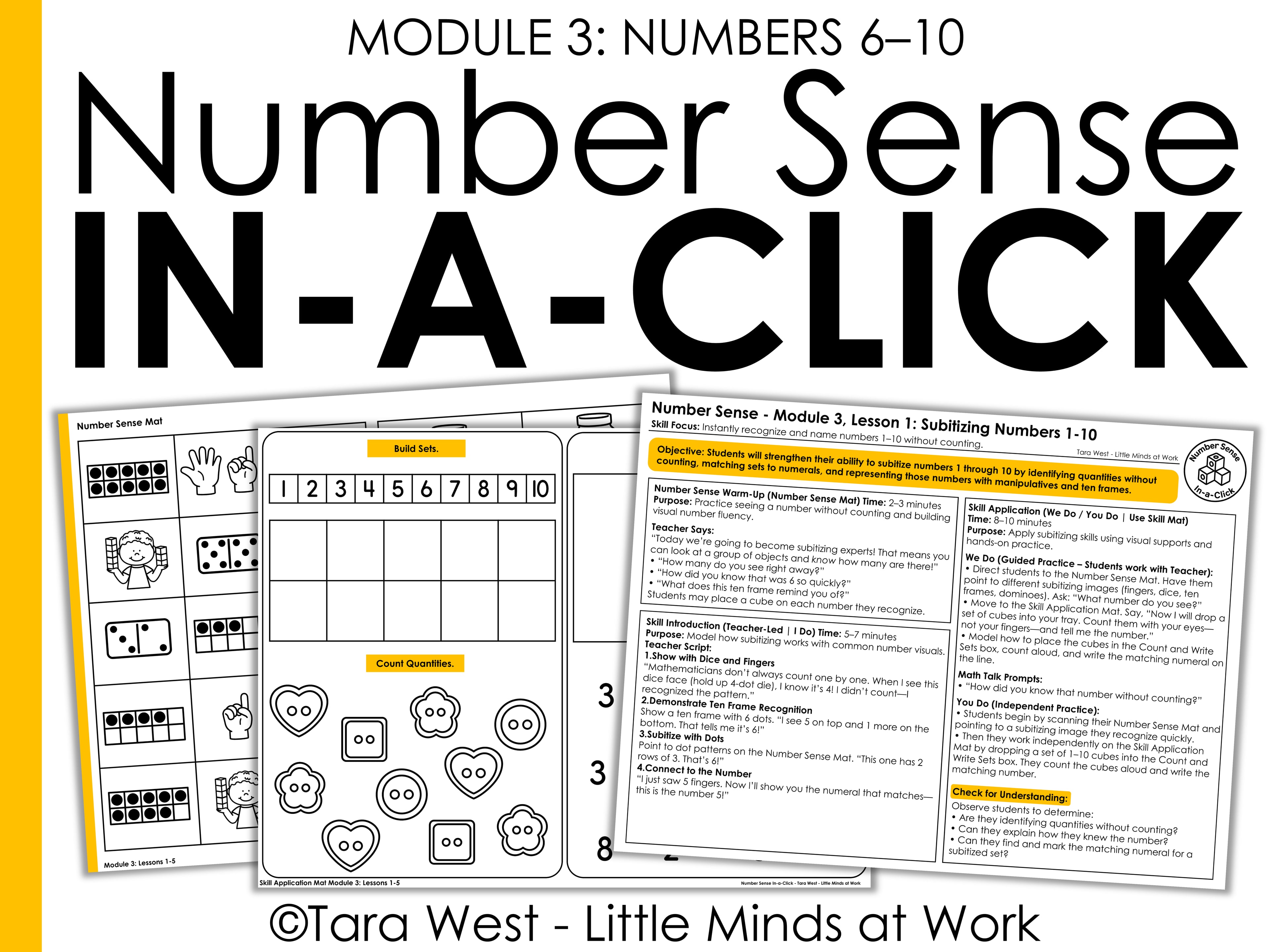 Number Sense In-a-Click Module 3