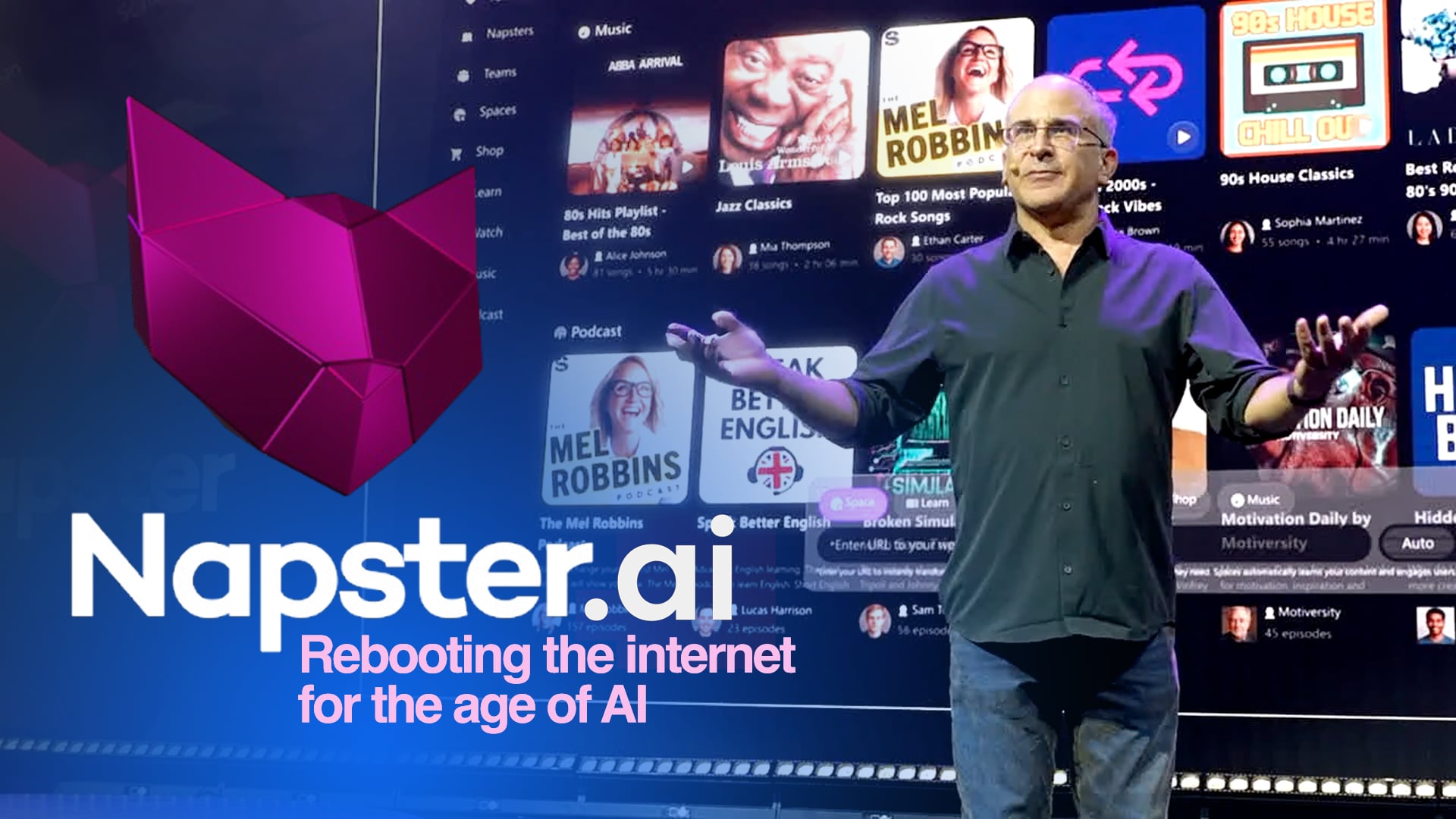 Napster.ai : Rebooting the Internet for the age of AI