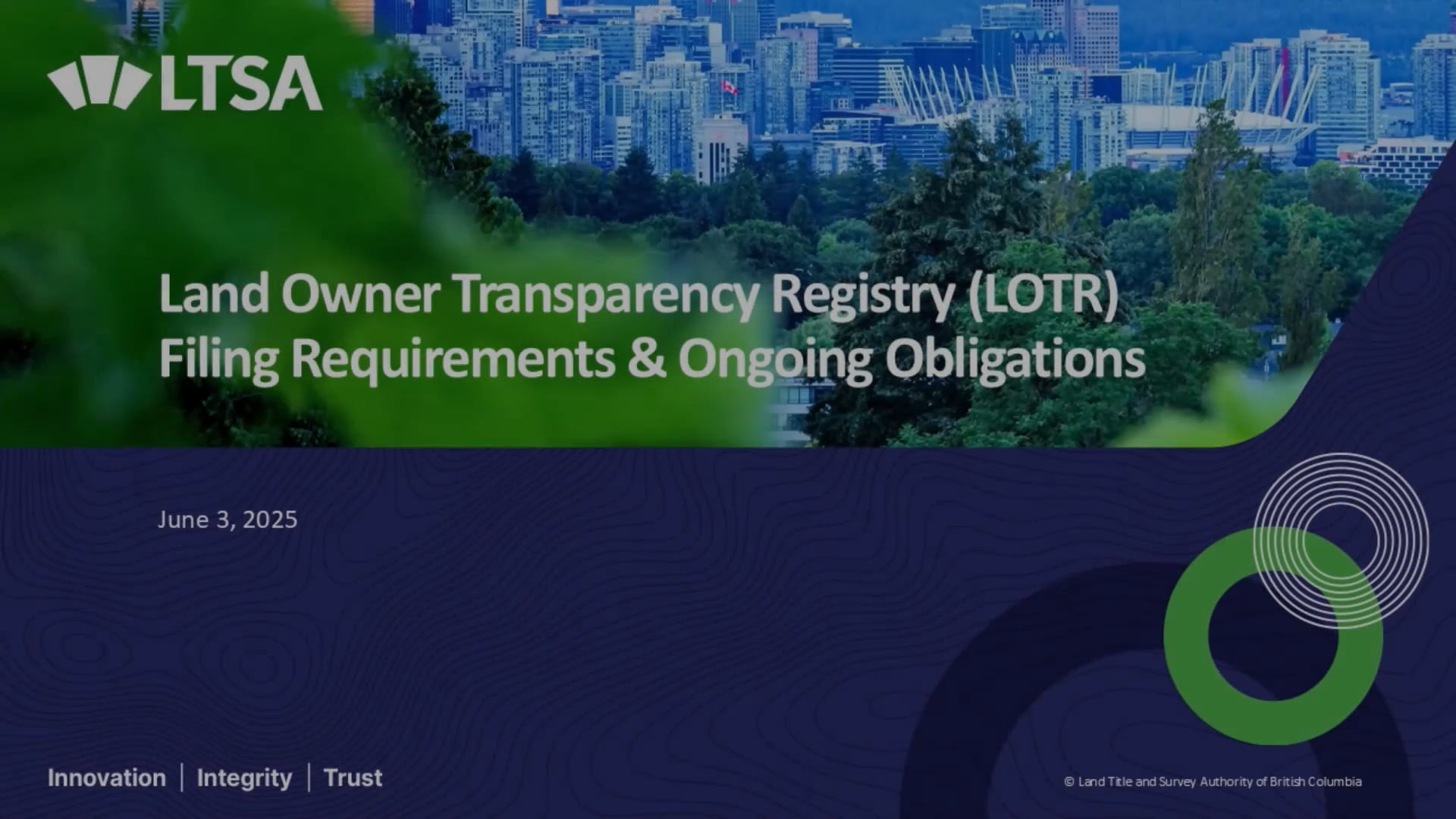 2025 Land Owner Transparency Registry Filing Requirements & Ongoing ...