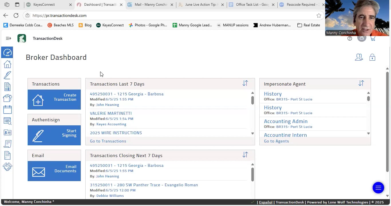 How to Create a Transaction in Transaction Desk