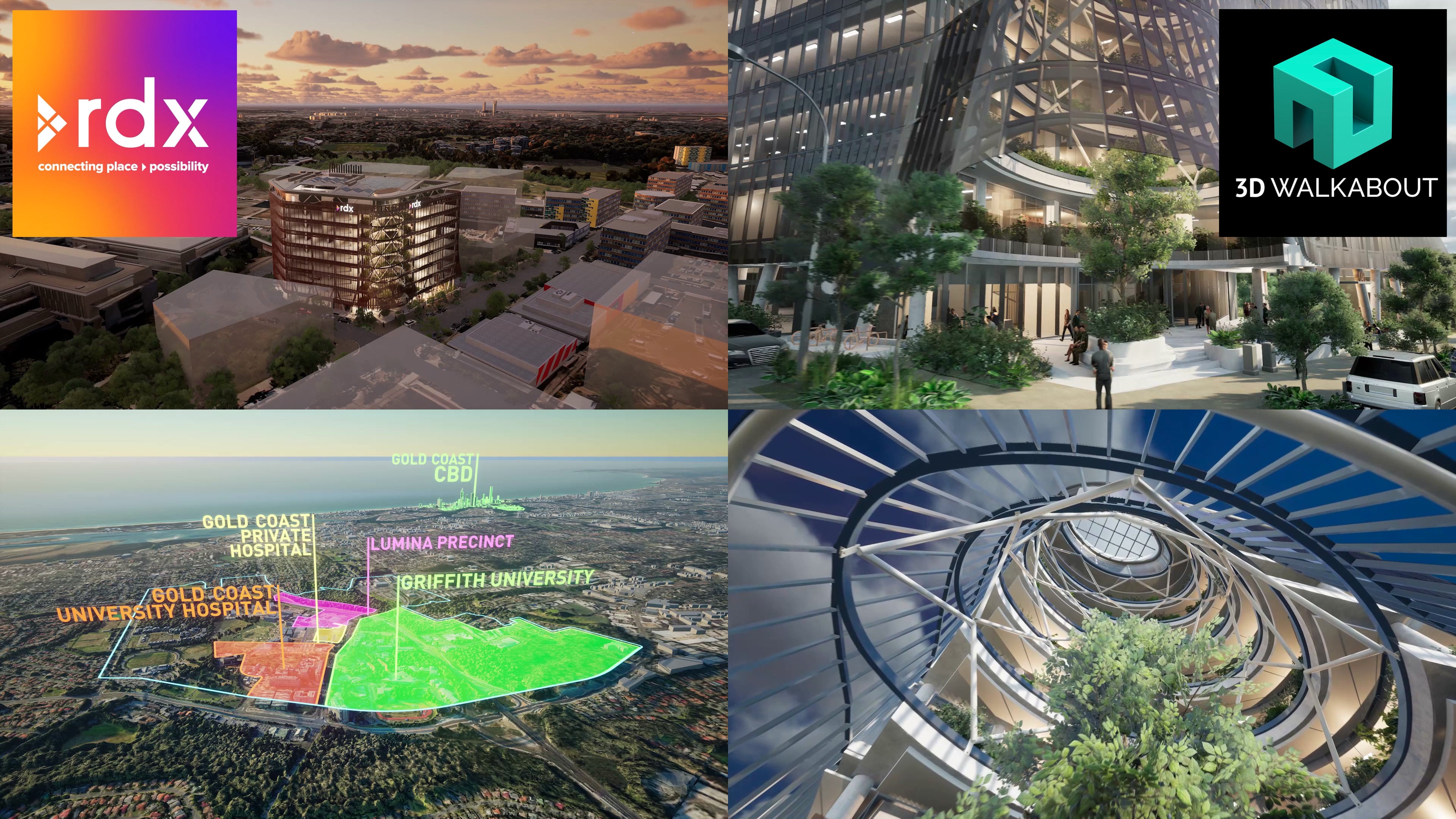 Gold Coast Health Precinct + RDX - 3D Animation | Videos & Movies on Vimeo