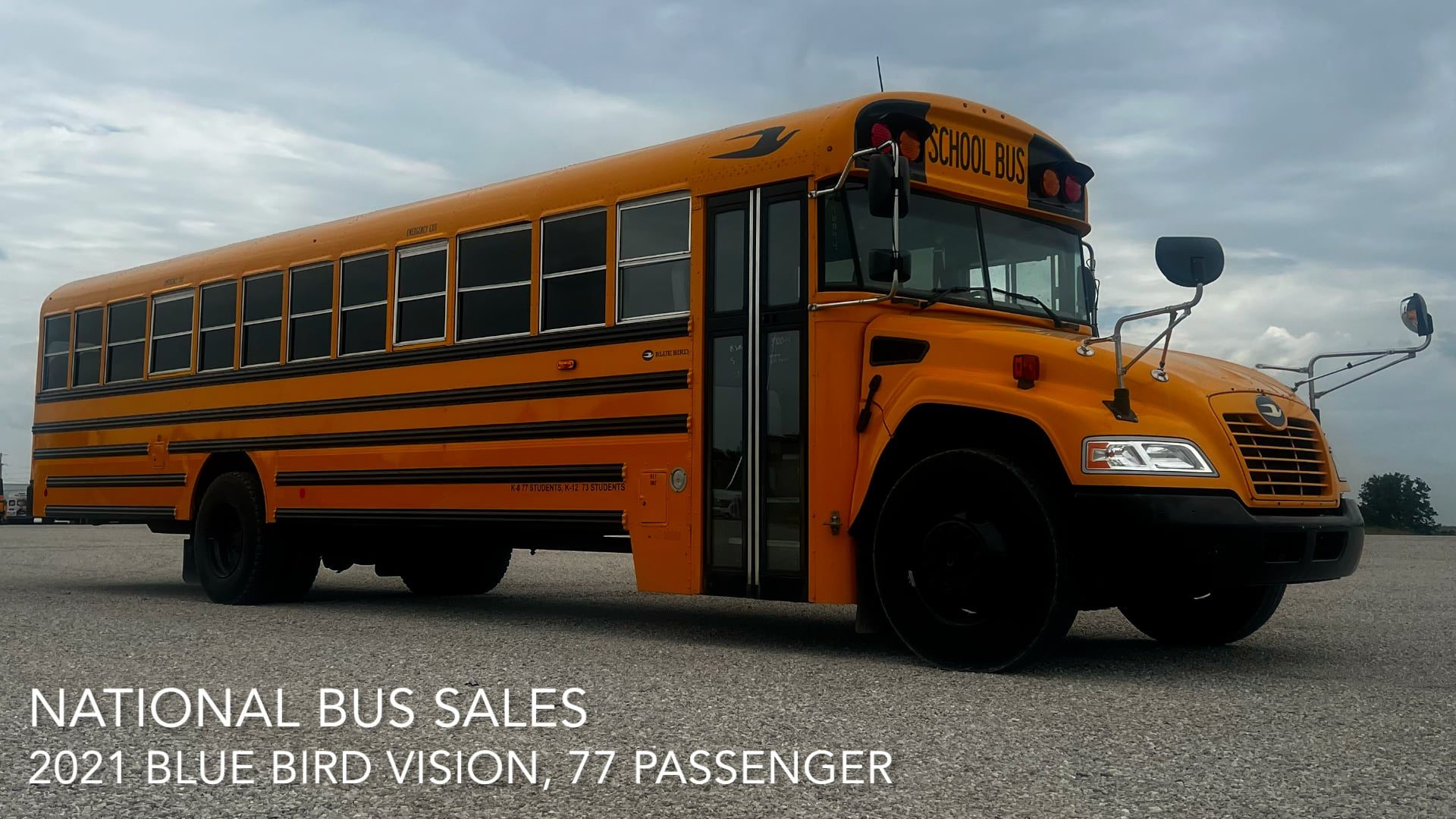 2021 Blue Bird Vision, 77 Passenger - National Bus Sales