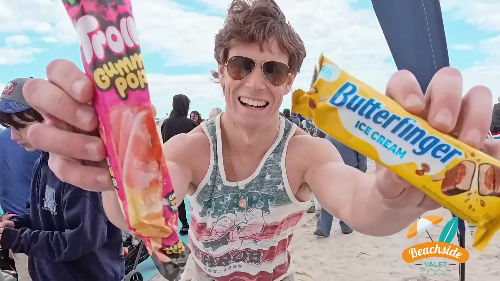 Beachside Valet now carrying Butterfinger & Trolli Ice cream bars