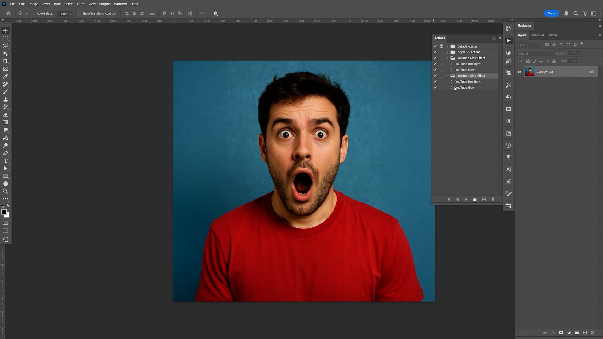 YouTube Thumbnail Glow Effect Tutorial