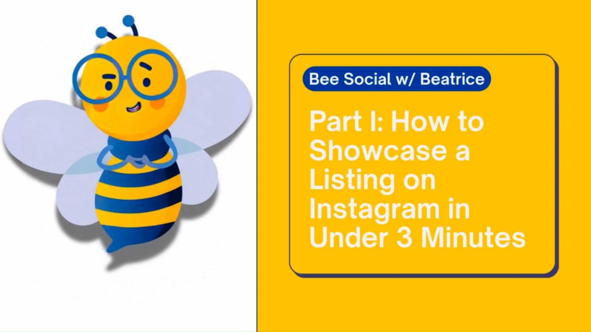 Bee Social w/ Beatrice: Part 1