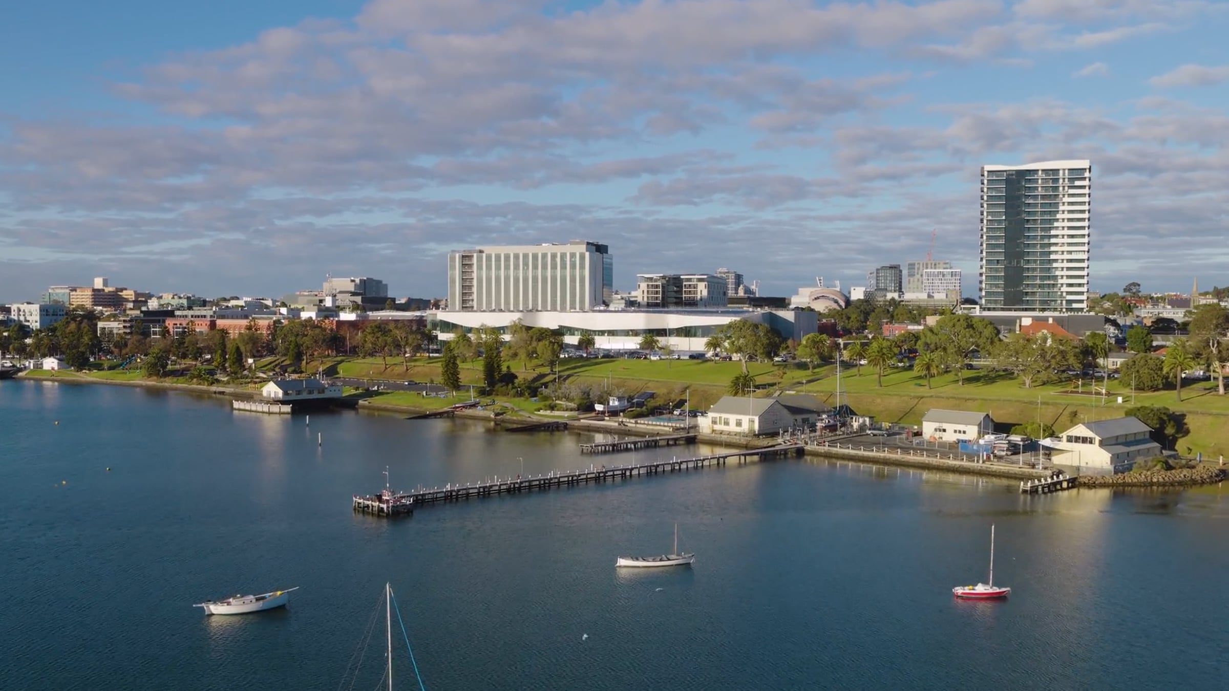 Nyaal Banyul Geelong Convention and Event Centre façade complete