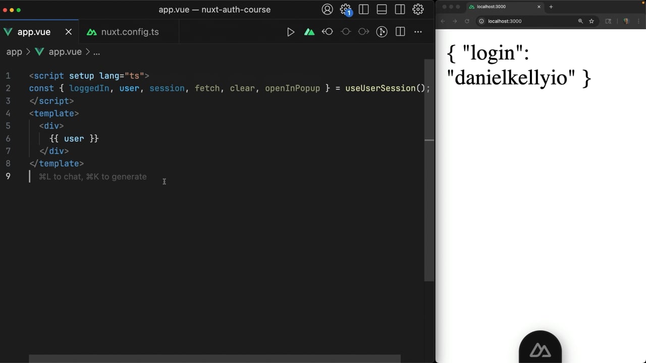 Setup Page with Nuxt UI to Login with GitHub - A Vue.js Lesson...