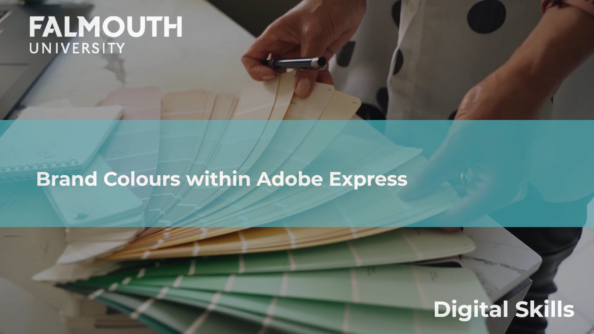 Ol73 | Getting started with Adobe Express | Brand colours within Adobe Express