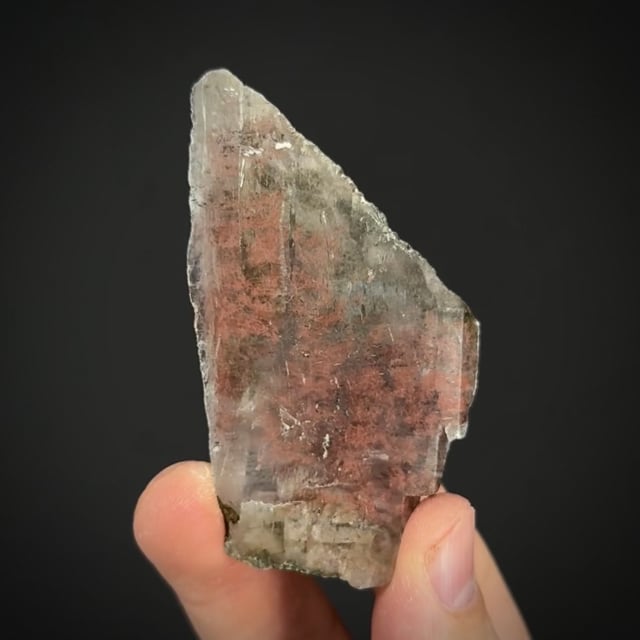 Gypsum with Copper inclusions | Mission Mine, San Xavier, Sierrita Mtns ...