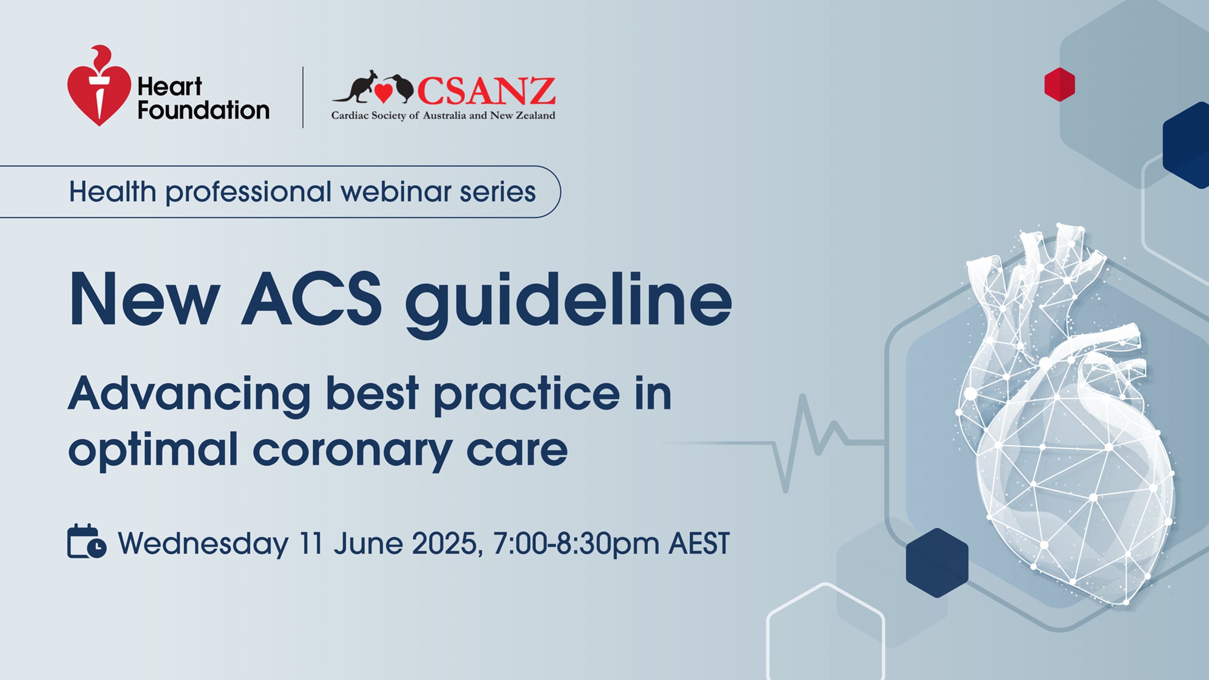 Webinar | The new ACS guideline: Advancing best practice in optimal coronary care