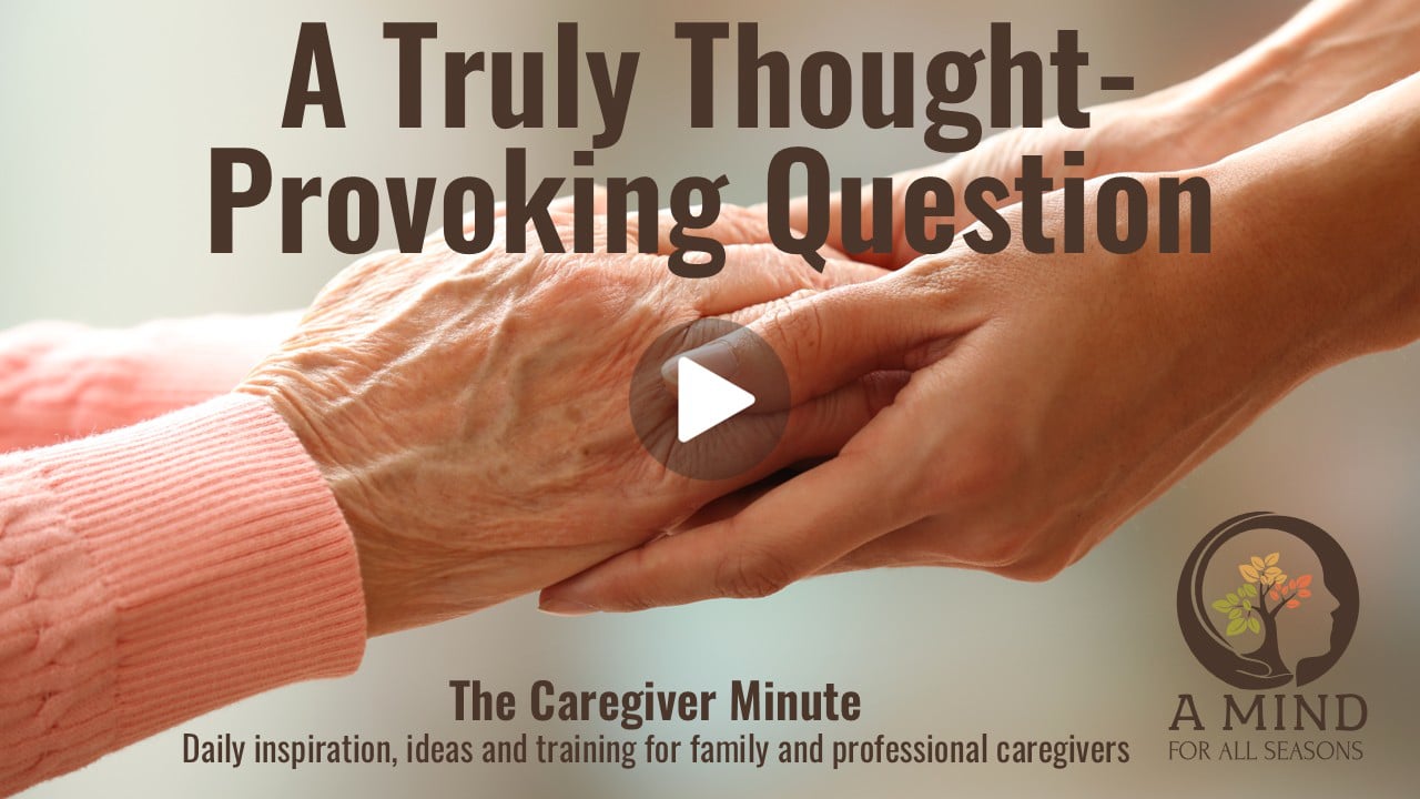 A Truly Thought-Provoking Question