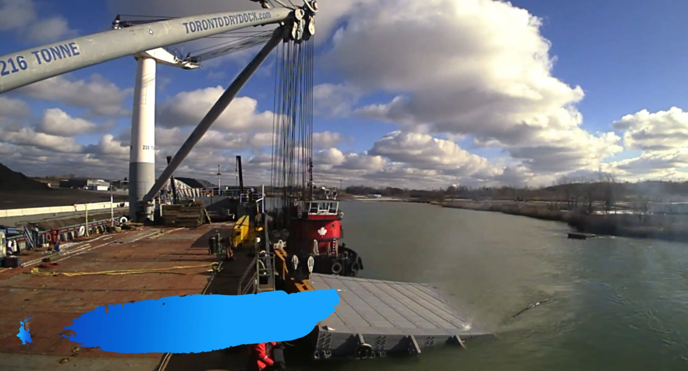 Lock 7 Gate Replacement / Remplacement des portes de l’écluse 7