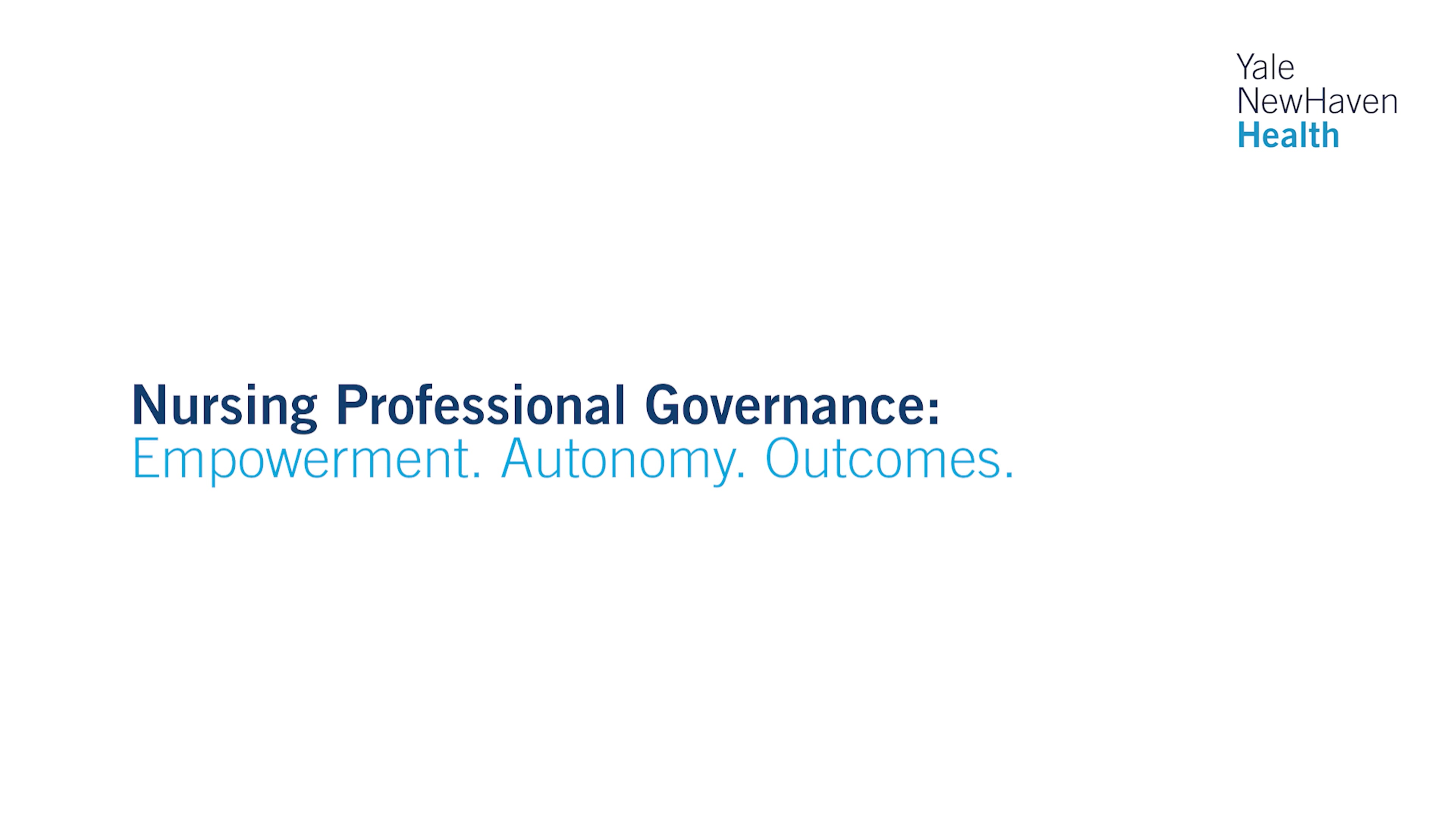Nursing Professional Governance: Empowerment. Autonomy. Outcomes ...