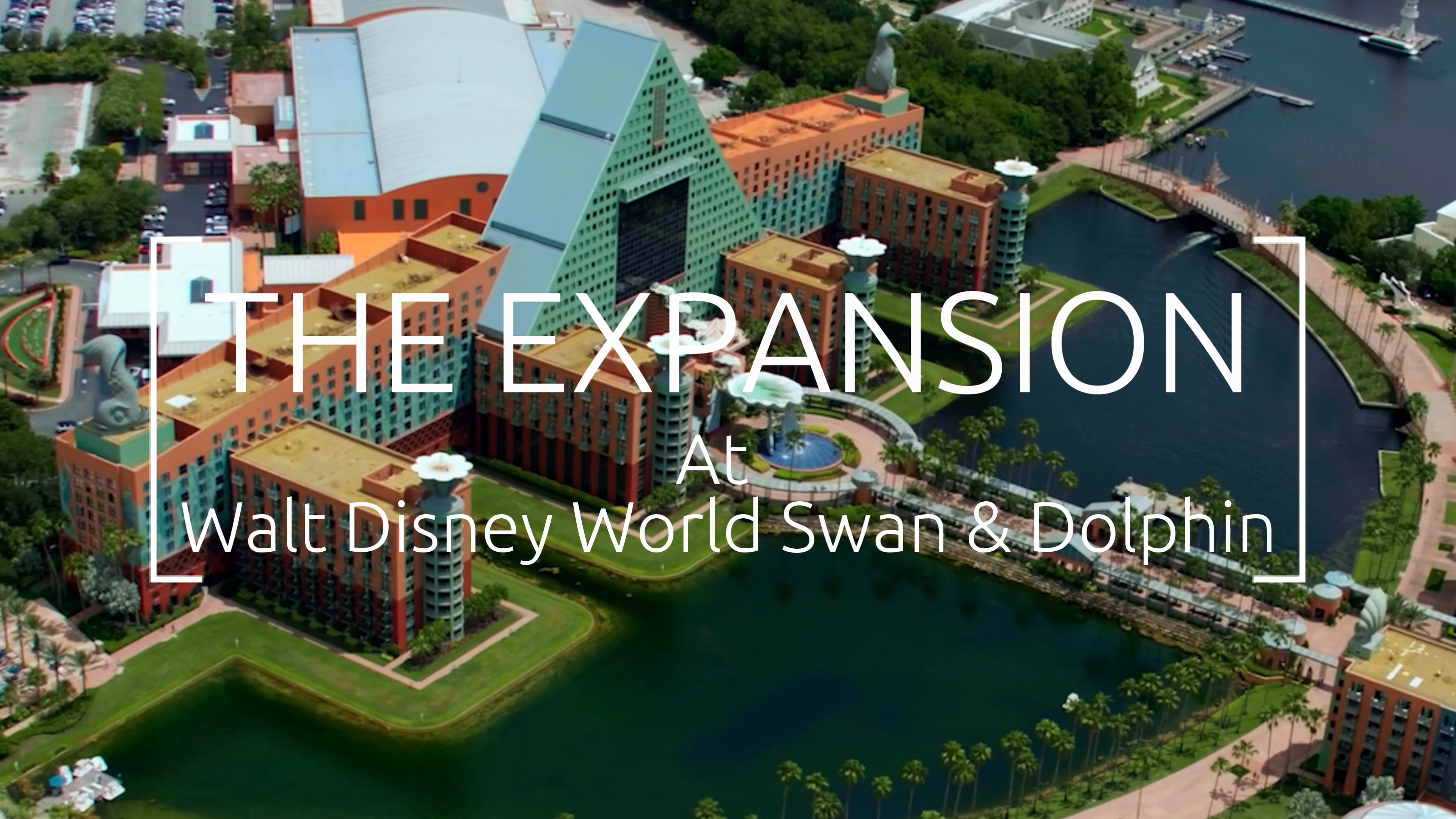Walt Disney World Swan & Dolphin Expansion Fly-Through Video