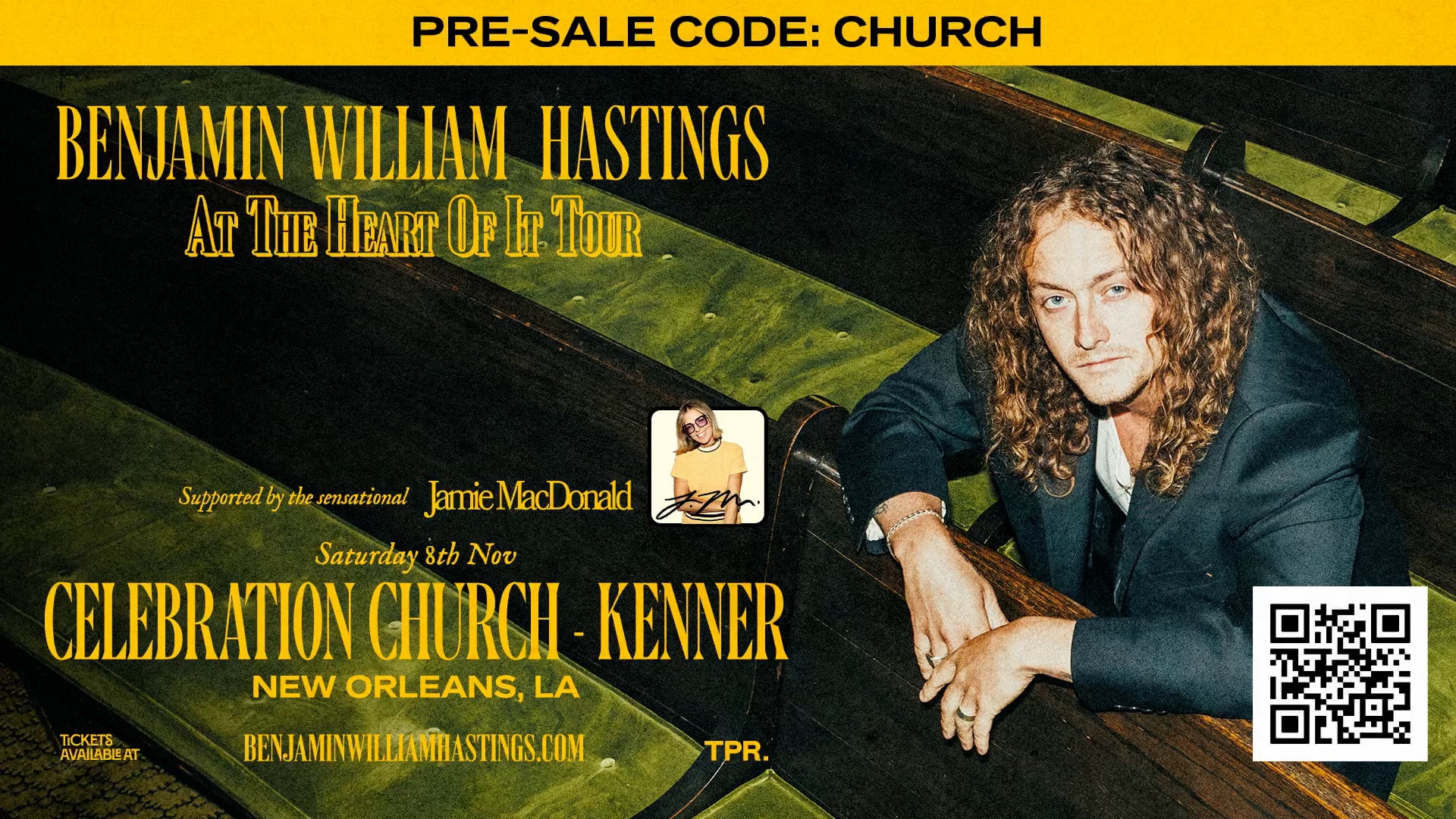 Benjamin William Hastings PRESALE