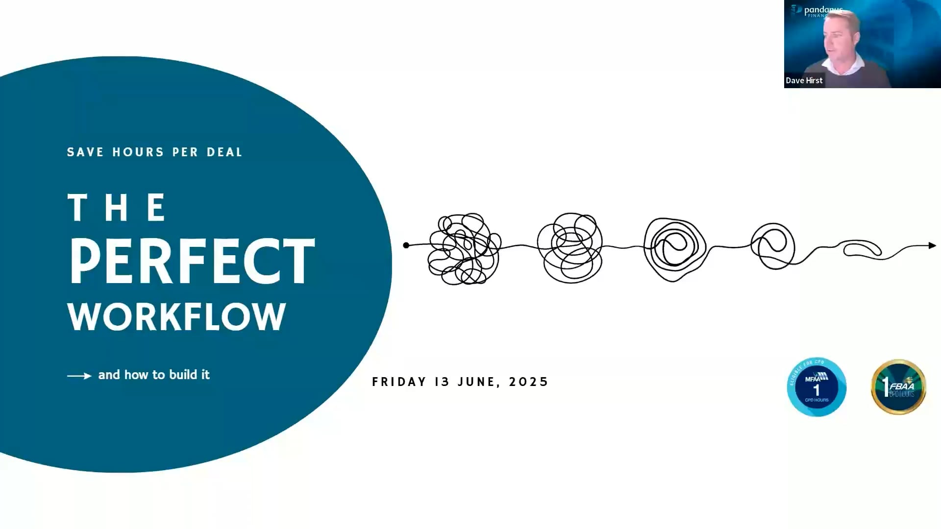 The Perfect Workflow Webinar 13 June 2025