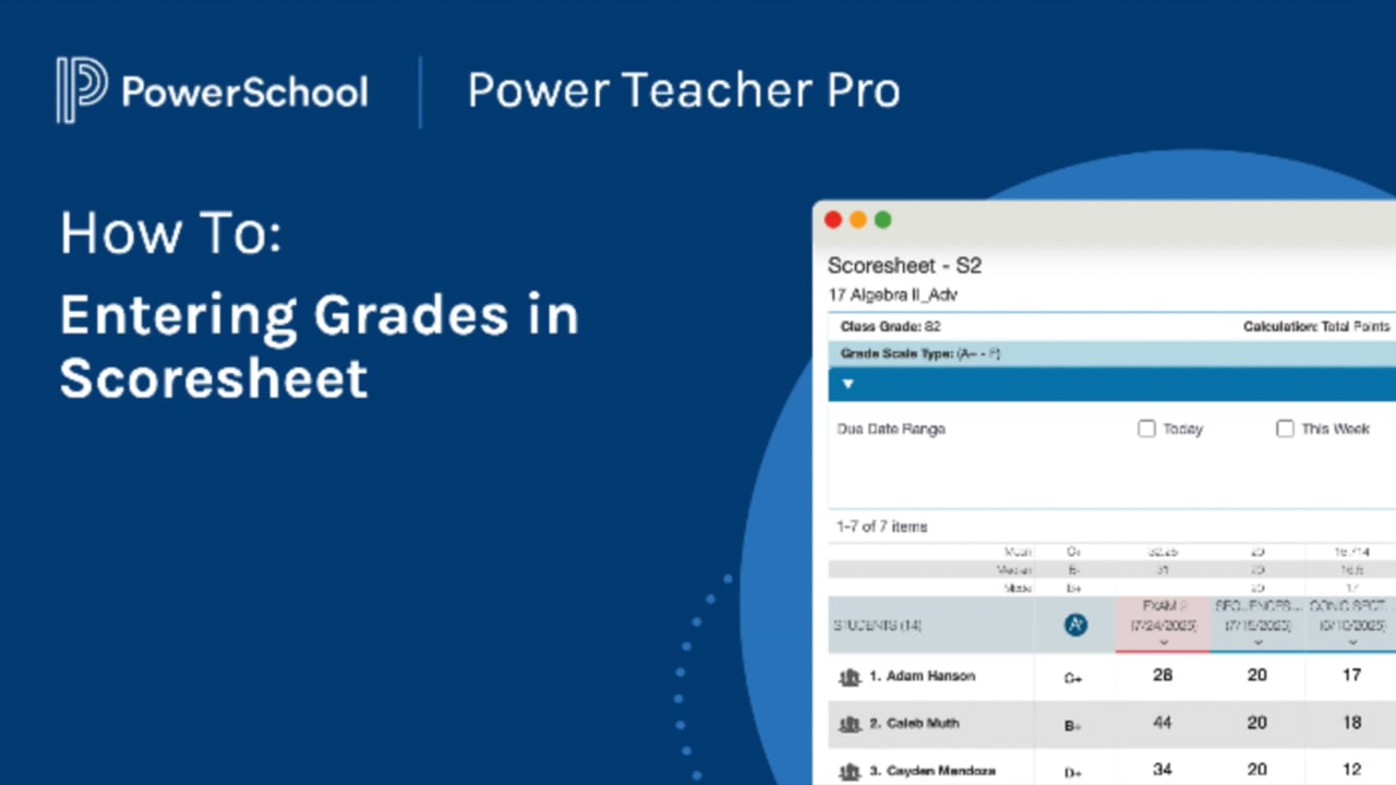 Video: PTP_Entering_Grades - PowerSchool Community