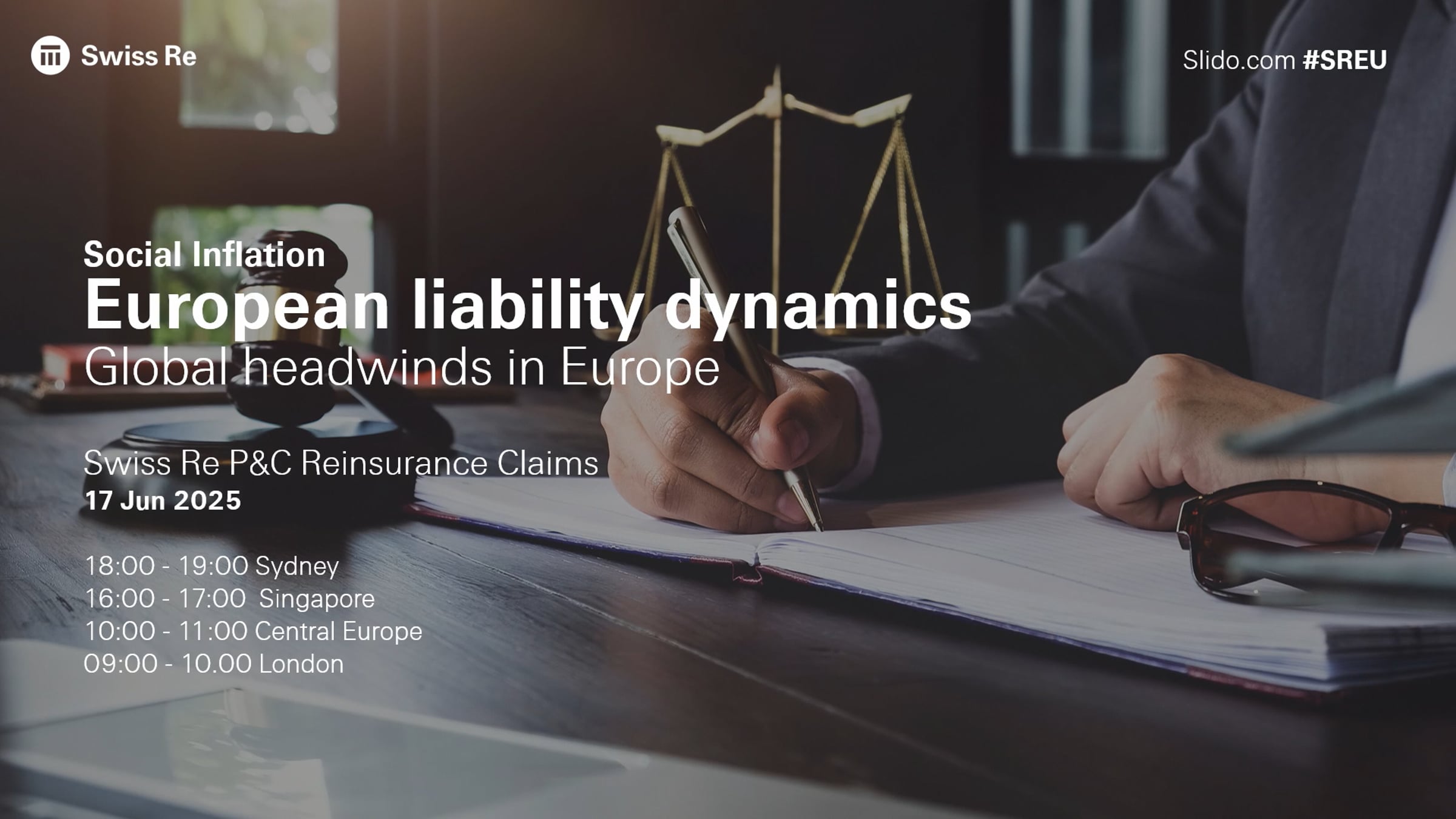 Swiss Re Global Claims Webinar: European liability dynamics – global ...
