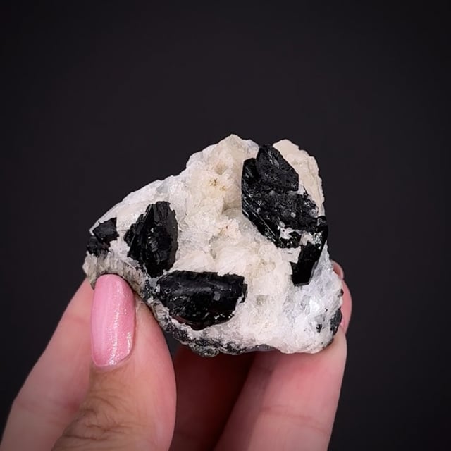 Babingtonite on Calcite - RARE25-068 - Lane & Son Traprock Quarries ...