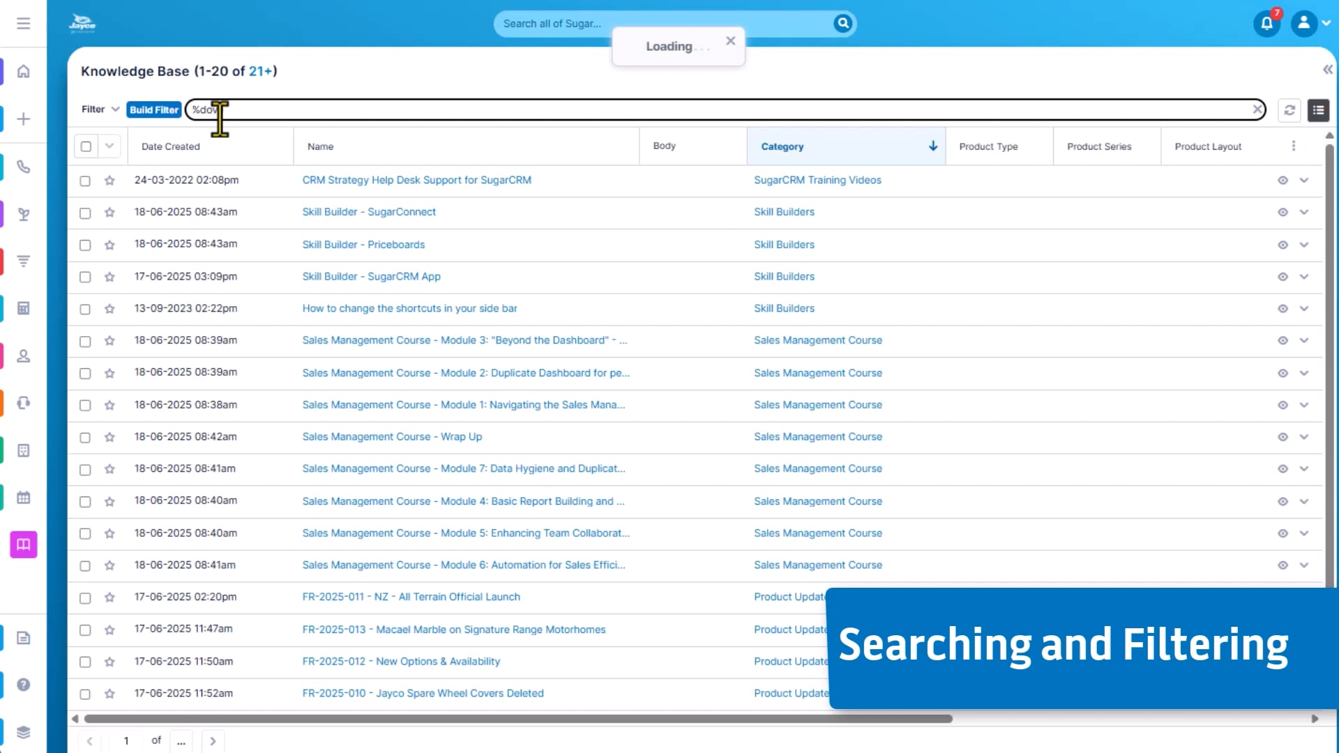 Skill Builder - Knowledge Base