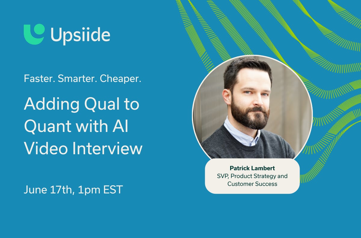 Faster, Smarter, Cheaper: Adding Qual to Quant with AI Video Interview