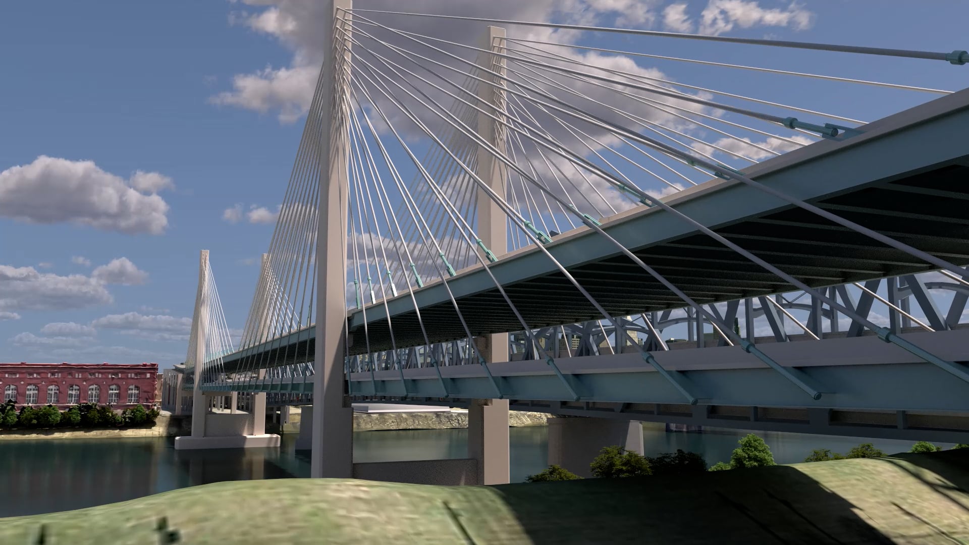 Brent Spence Companion Bridge Flyover Video