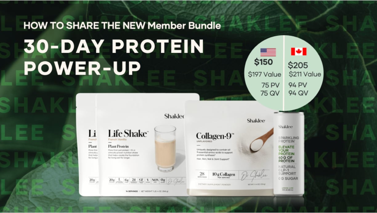 How to Share the New 30-Day Protein Power Up NEW Member Join Bundle
