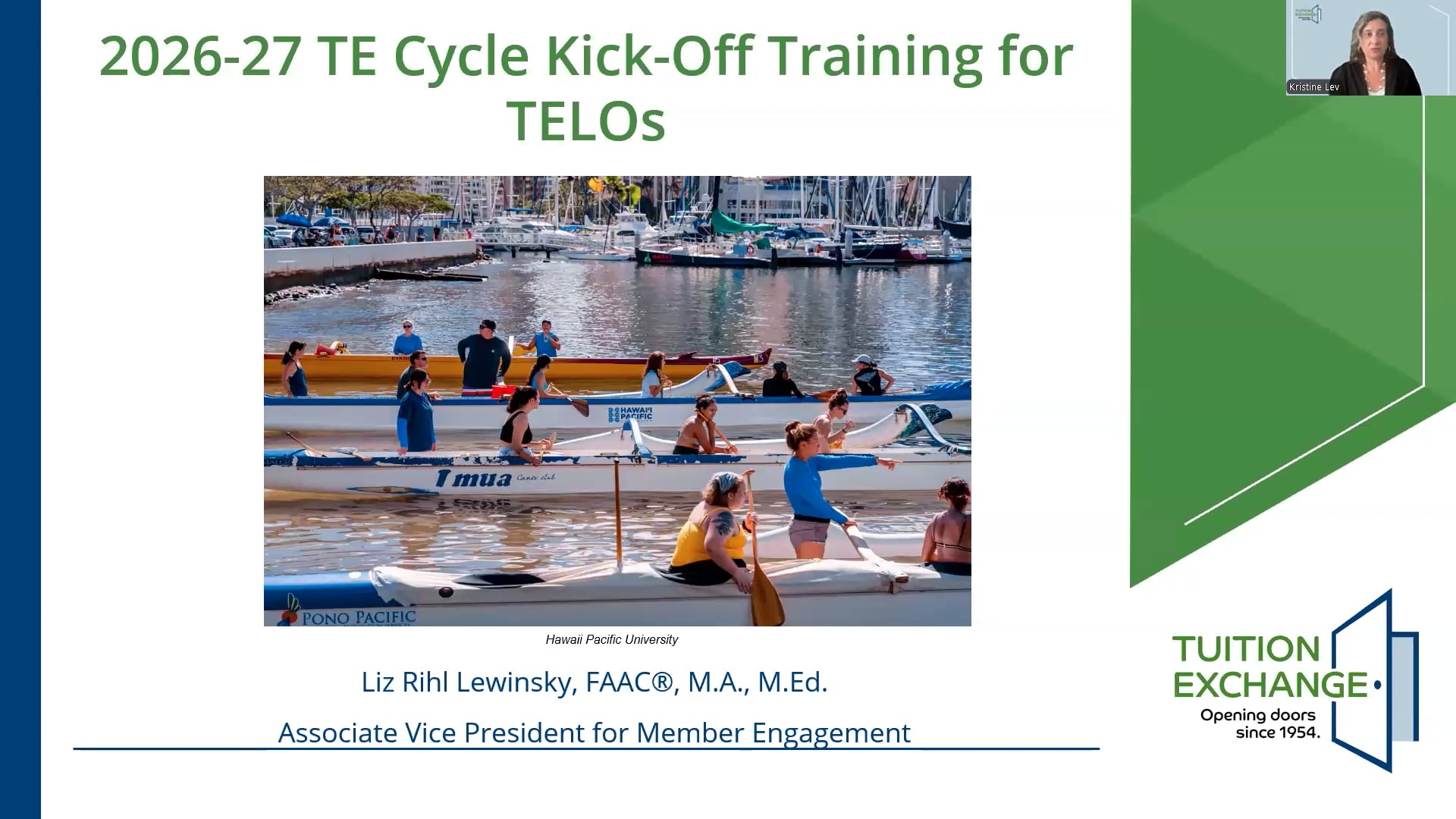2026-2027 Cycle Kick-Off Training for TELOs 6-18-25
