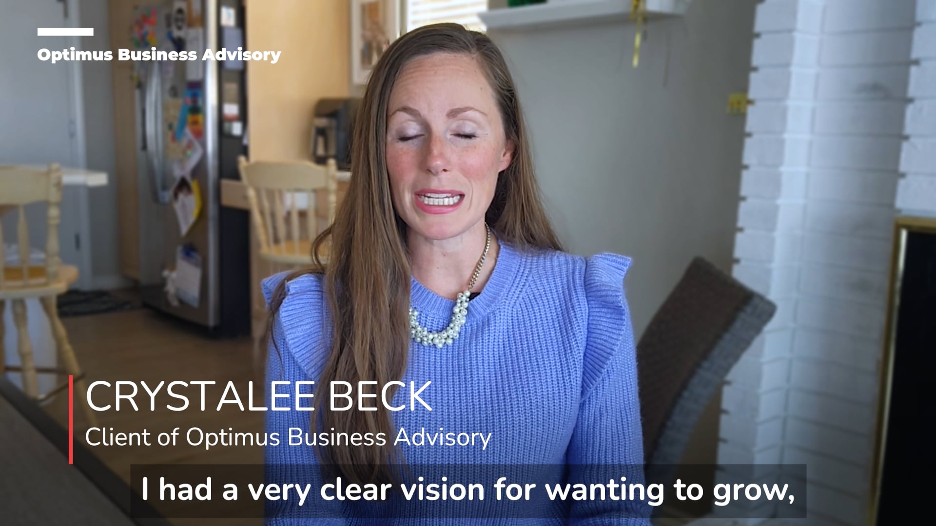 OBA - Crystalee Beck - Video Testimonial