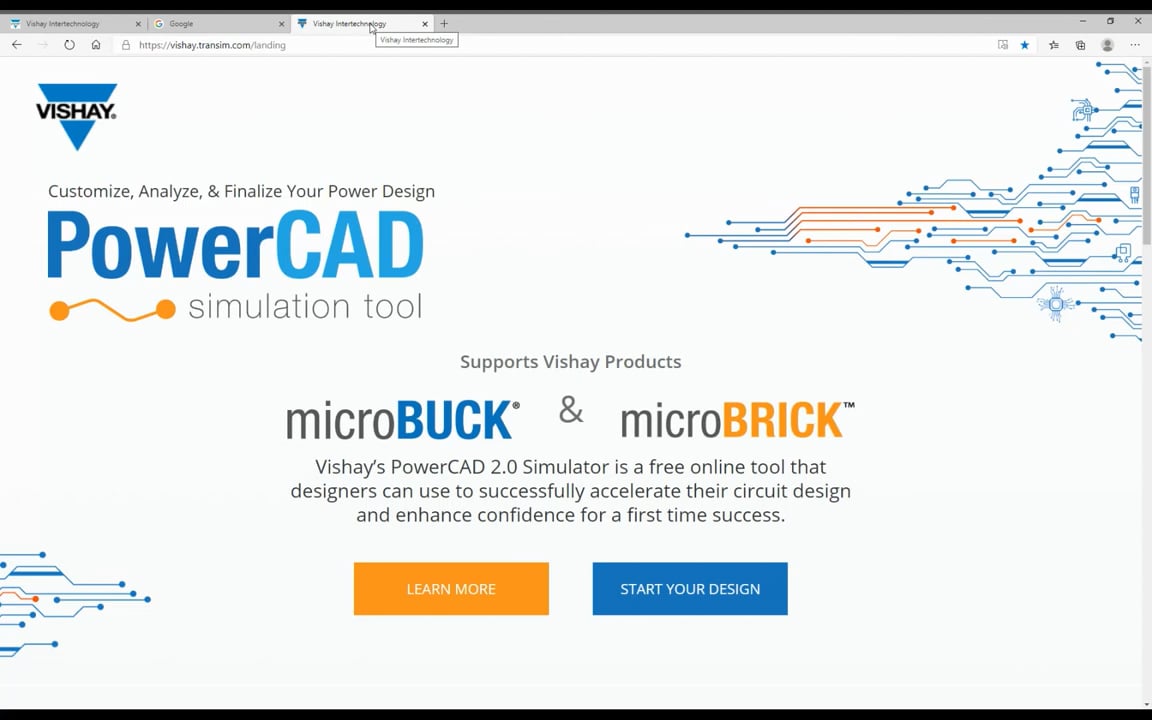 Vishay PowerCAD Tutorial – How to use the DC/DC Buck Converter ...