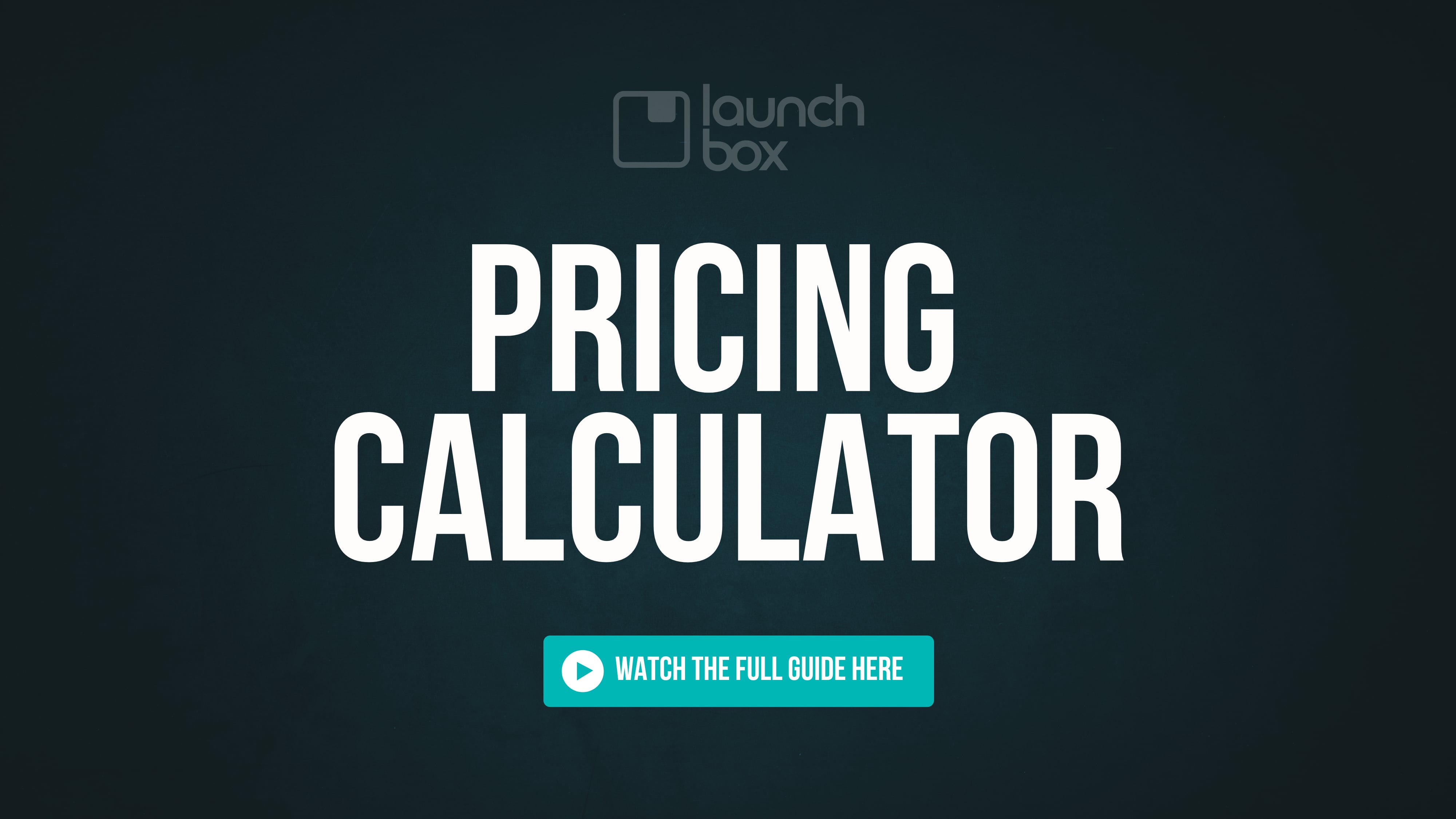 7. Pricing Calculator