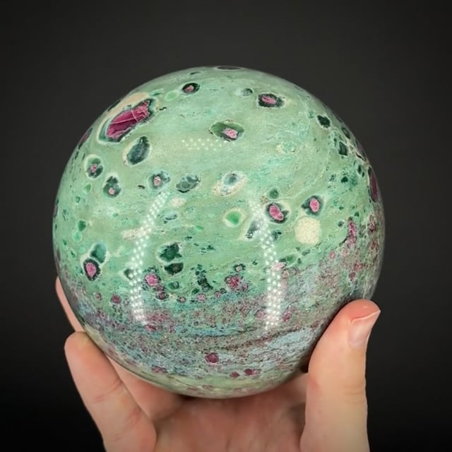 Ruby in Fuchsite (Sphere) | India