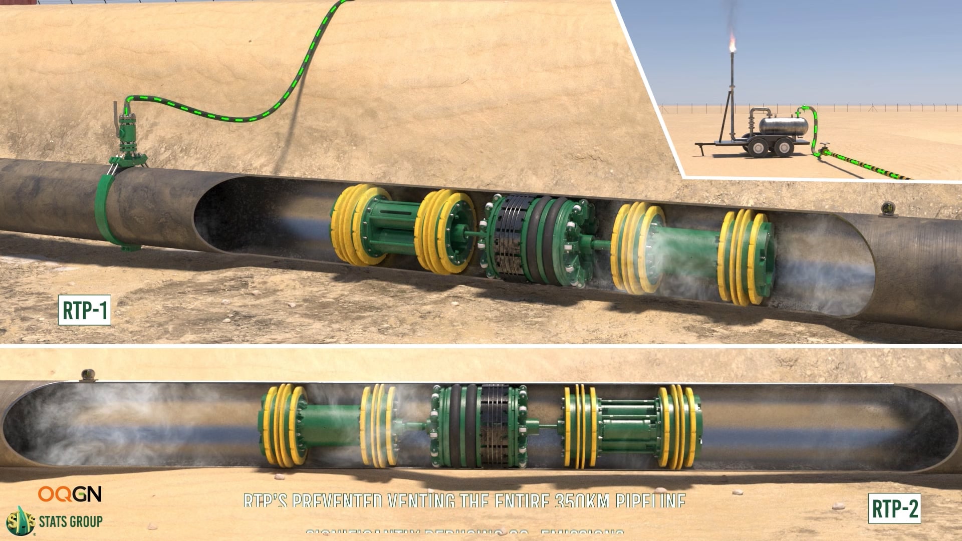 48in Dual Remote Tecno Plug, Midline Isolation & Pipeline Reroute, Oman