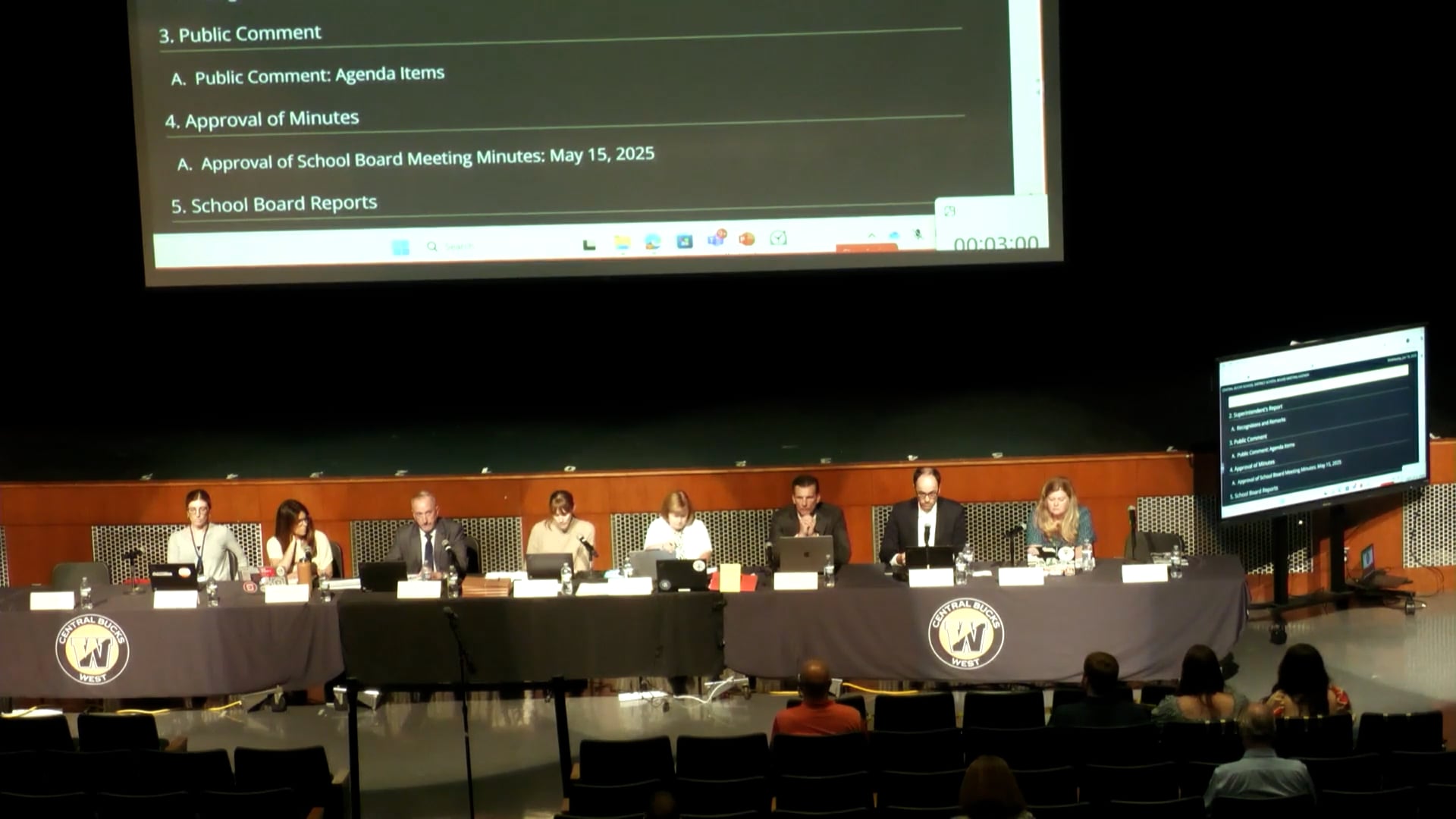 CBSD School Board Meeting June 2025 with audio errors