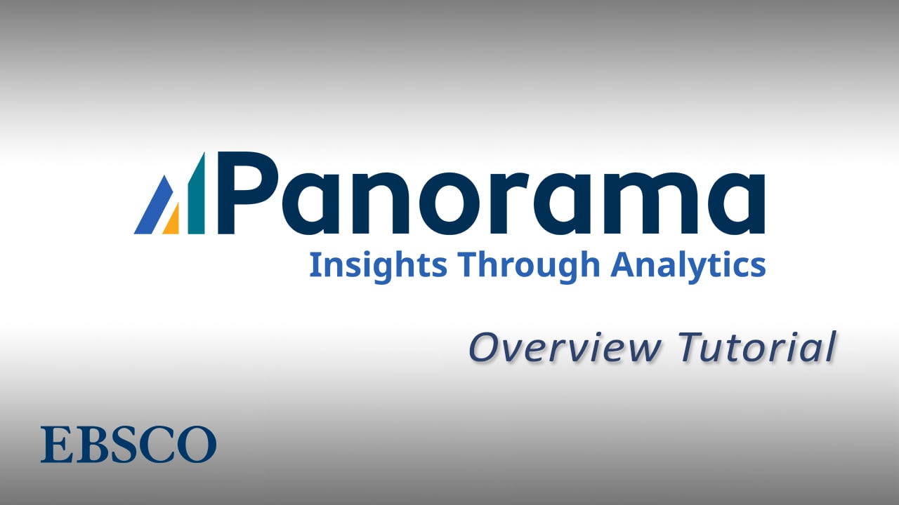 EBSCO Connect Tutorials - Panorama - Overview Tutorial on Vimeo