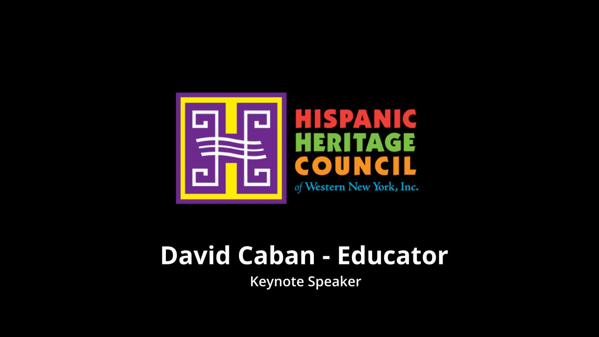2025 HHC Keynote speaker David Caban