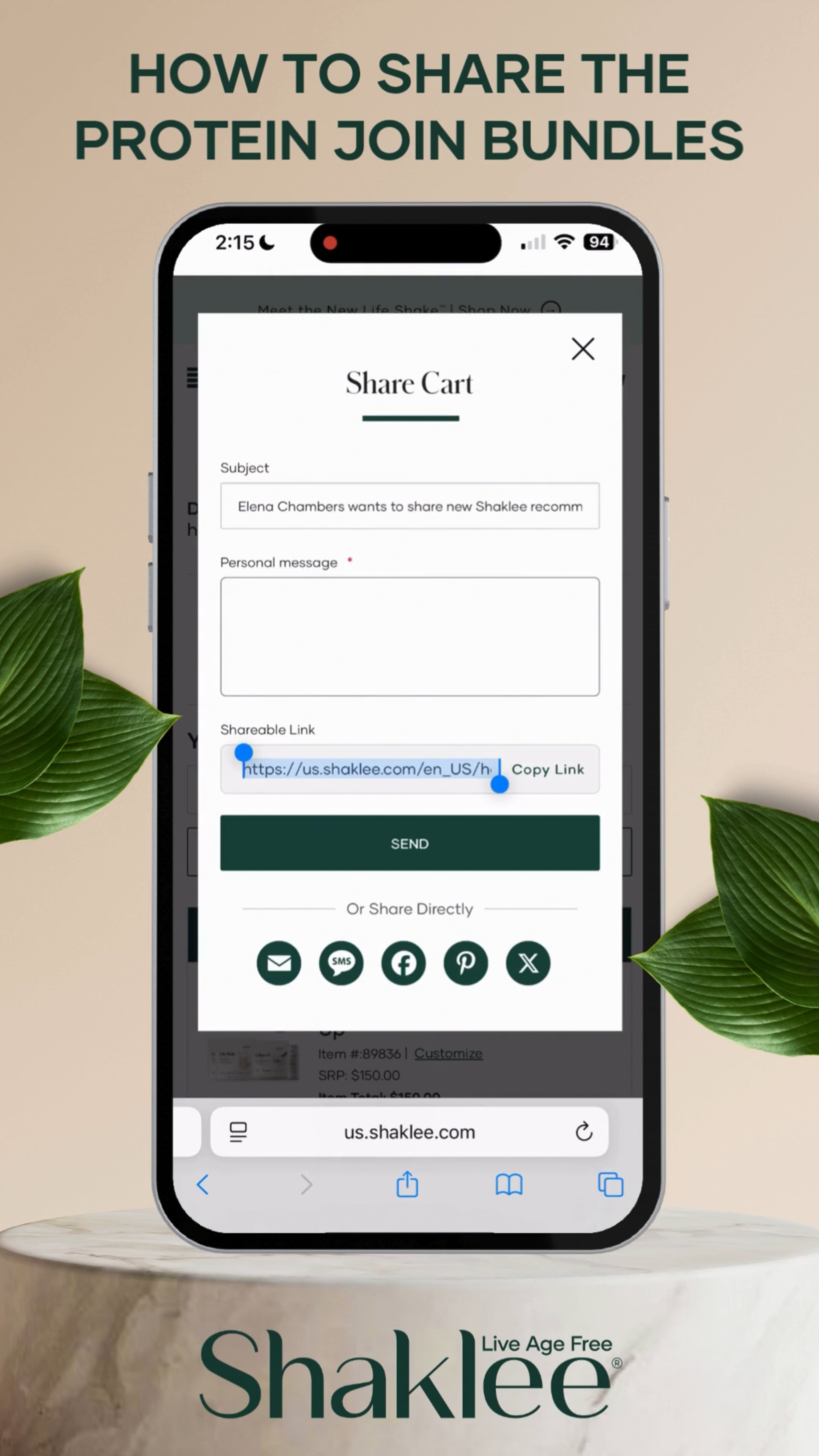 How to Share the Protein Join Bundles