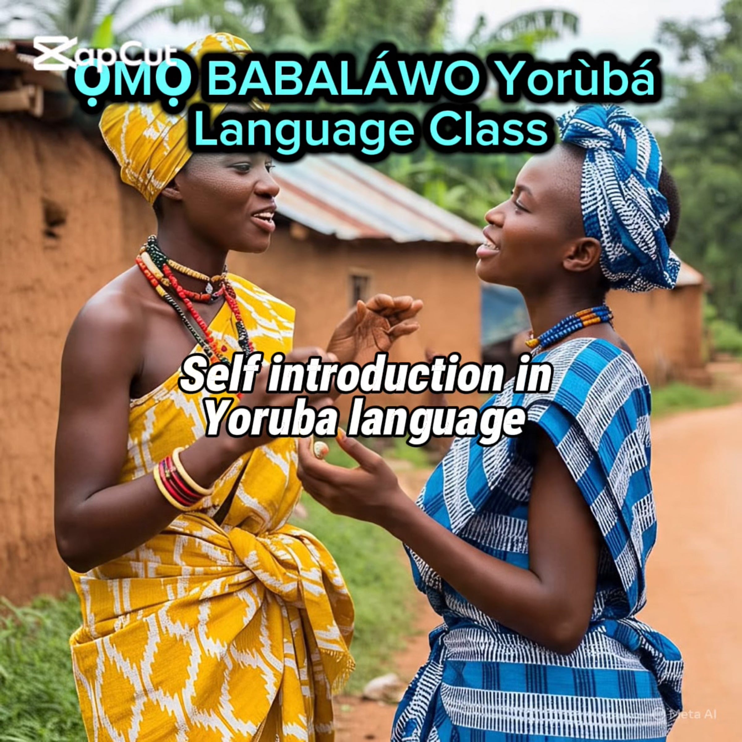 Self introduction in Yoruba language