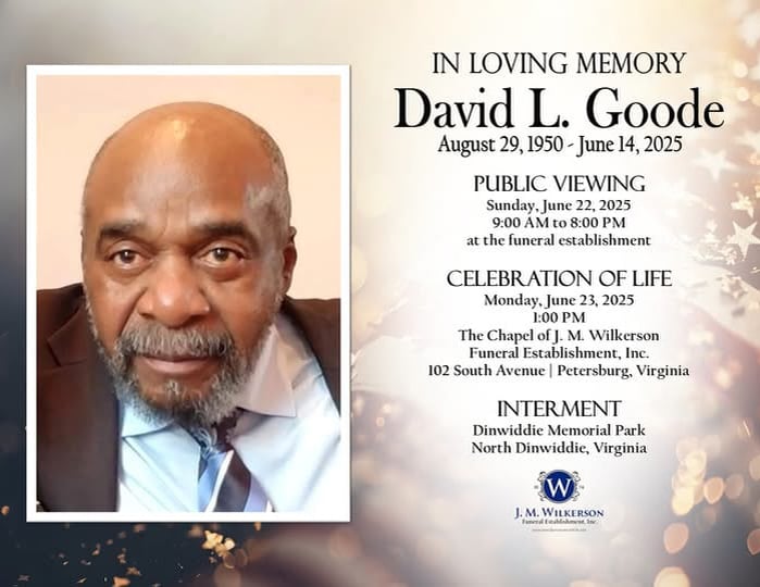 Celebration of Life for David L. Goode