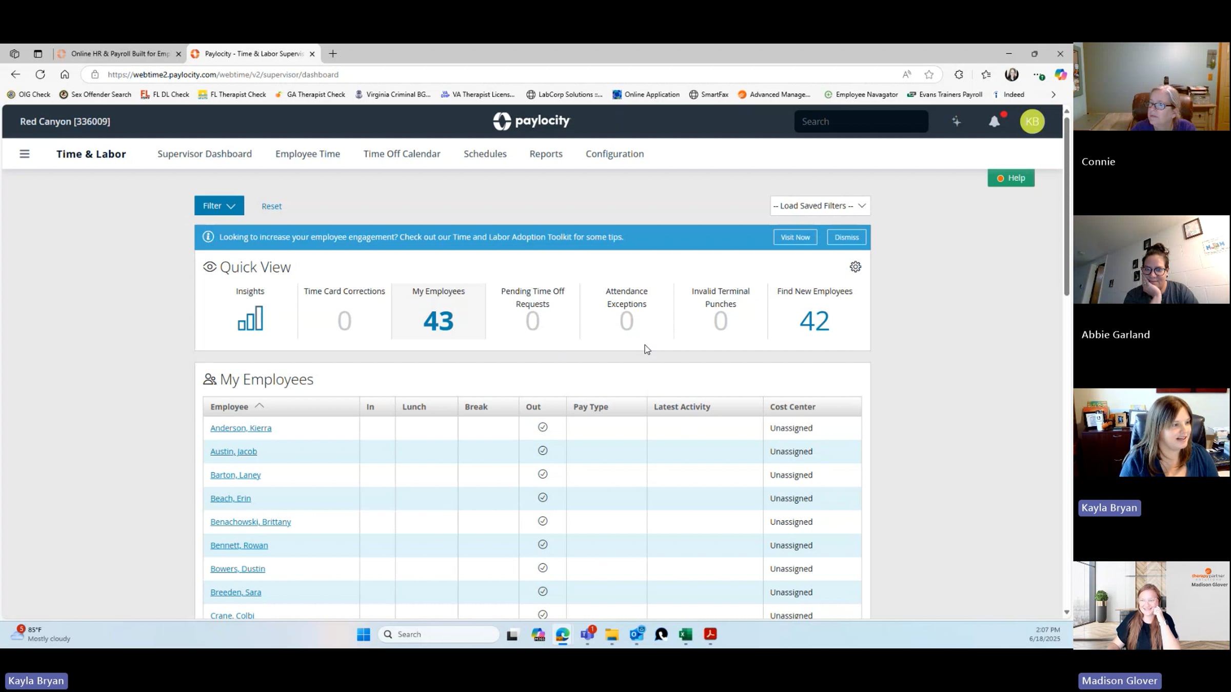Paylocity T&L Training