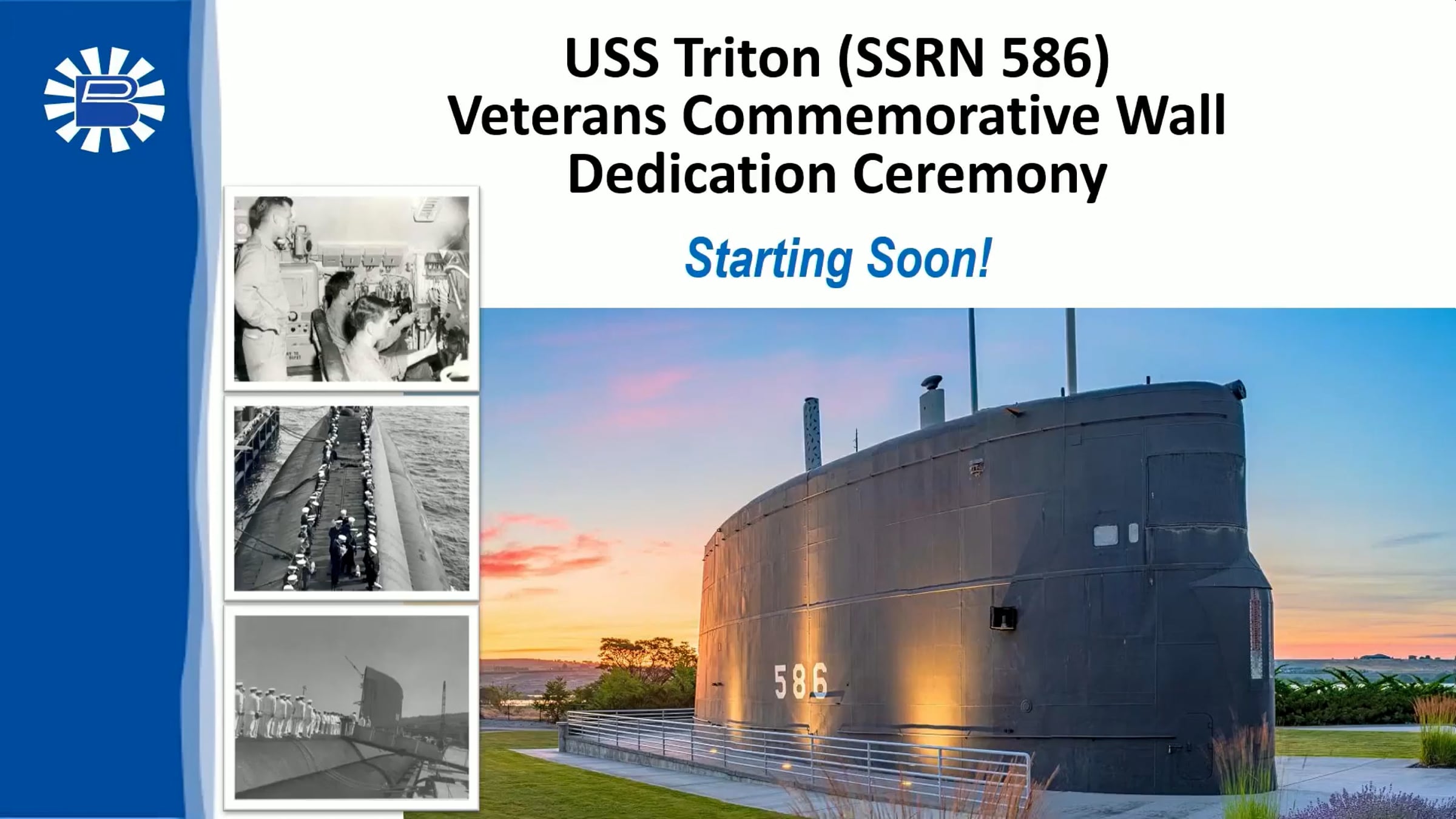 USS Triton (SSRN 586) Veterans Commemorative Wall Dedication Ceremony ...