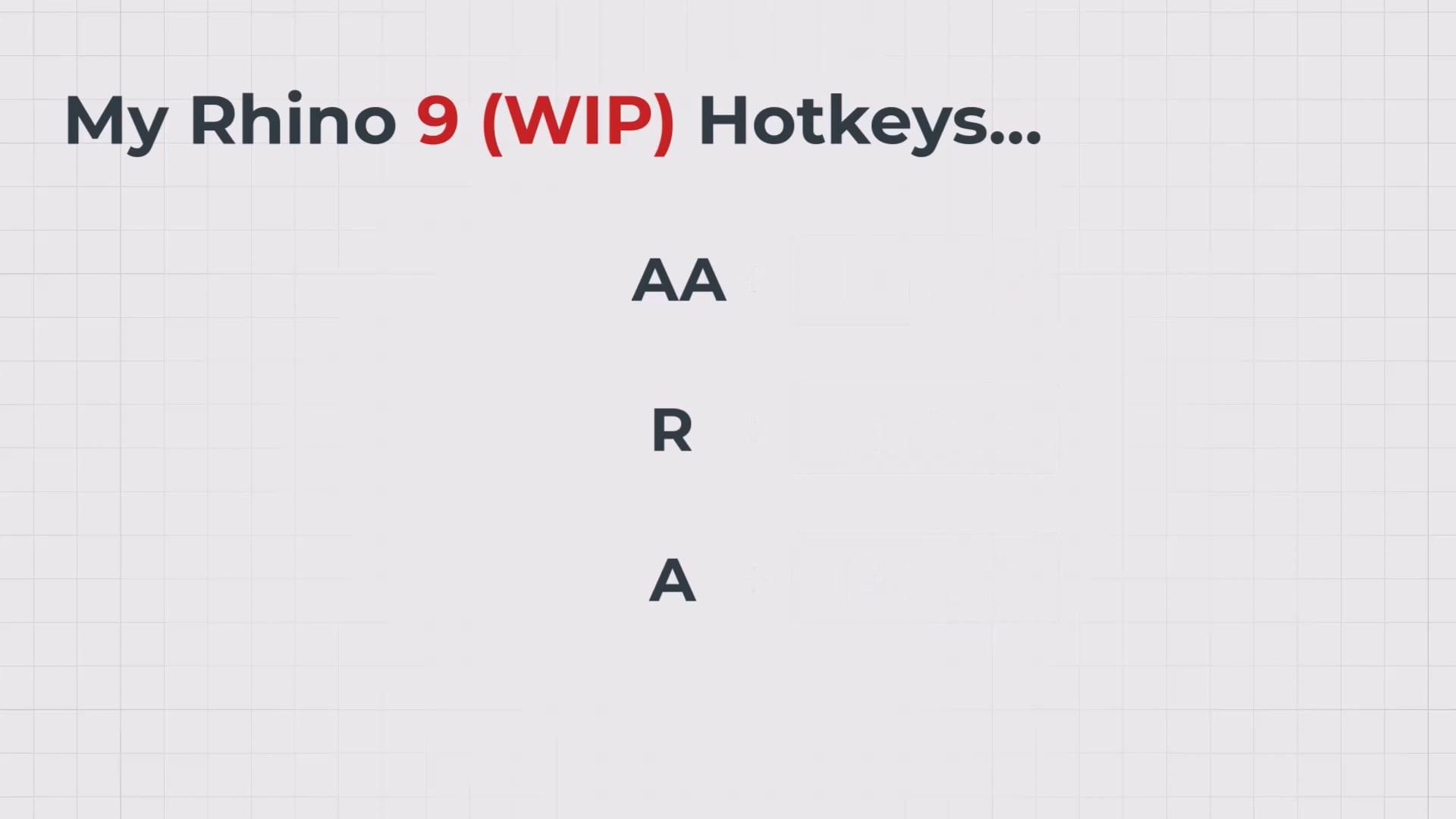 New in Rhino 9 (WIP) - Instant Aliases | New in Rhino WIP on Vimeo